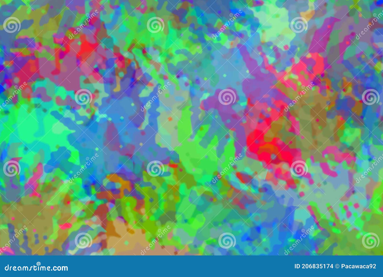 Fondo Multicolor De Trazos De Pintura De Colores Stock de ilustración ...