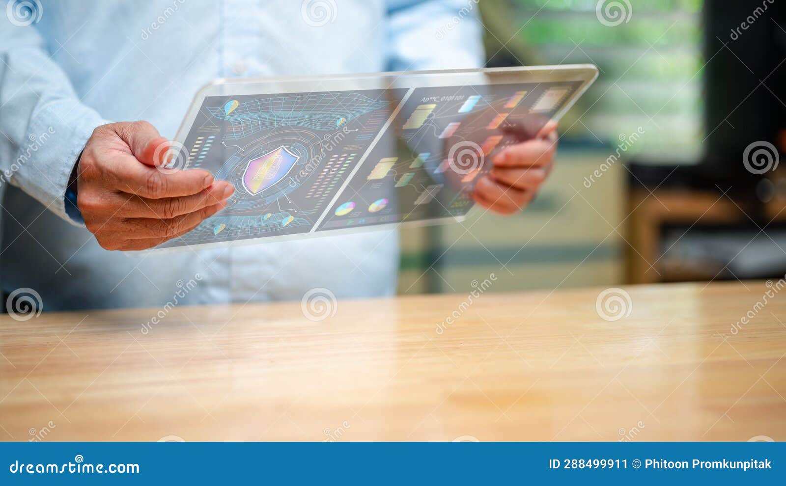 A Database Administrators Backup Company and Customer Data Concept. Databases, Computer, DBMS ...