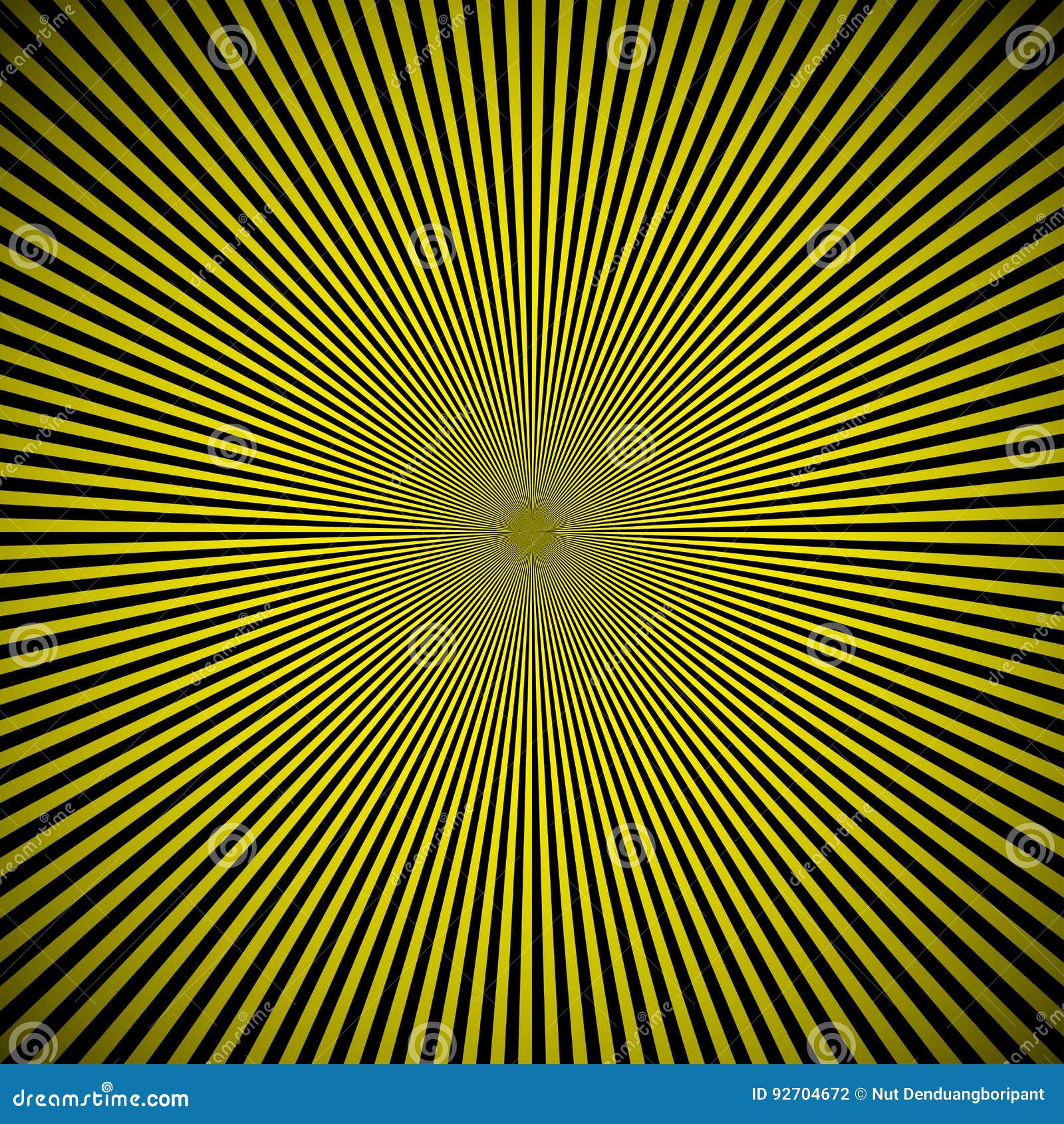 Fondo Negro De La Explosión Del Amarillo Ilustración del Vector ...