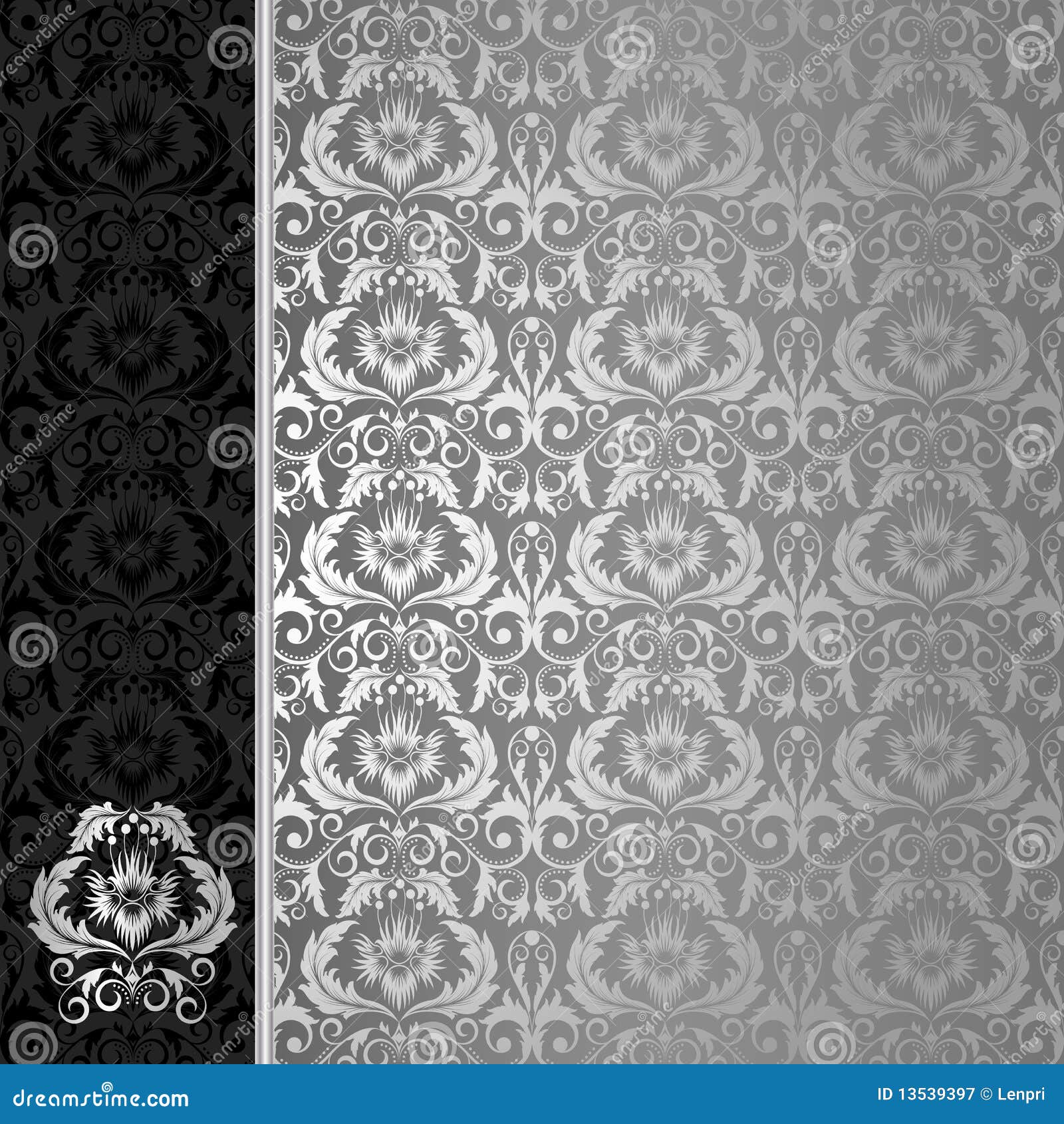 Fondo negro y de plata ilustración del vector. Ilustración de plata ...