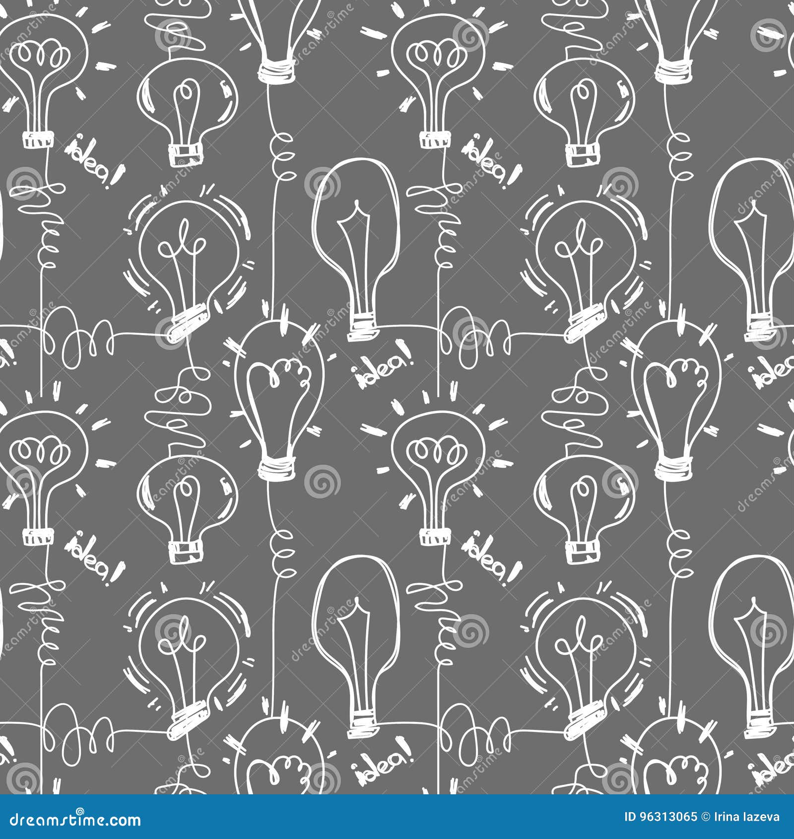 Fondo Para La Creatividad Y Las Buenas Ideas Ilustración del Vector ...