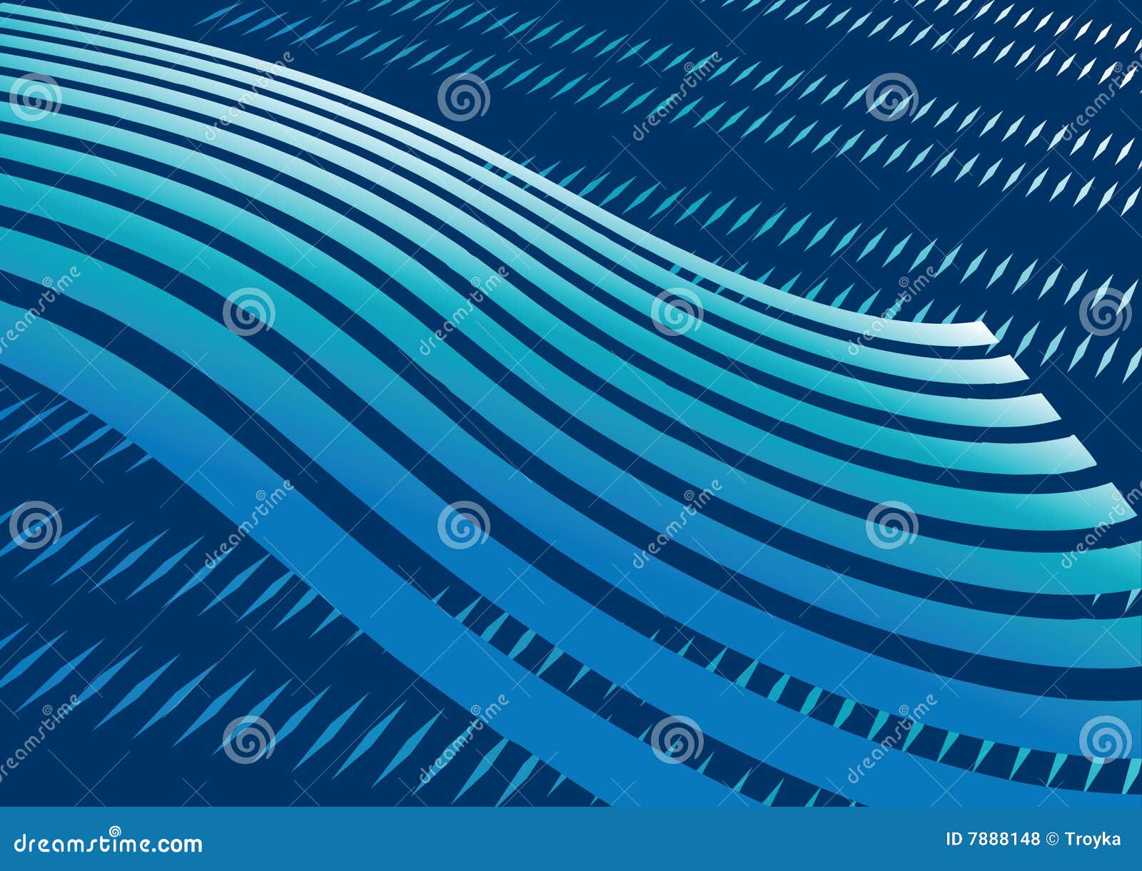 Fondo Rayado Azul Abstracto. Ilustración del Vector - Ilustración de ...