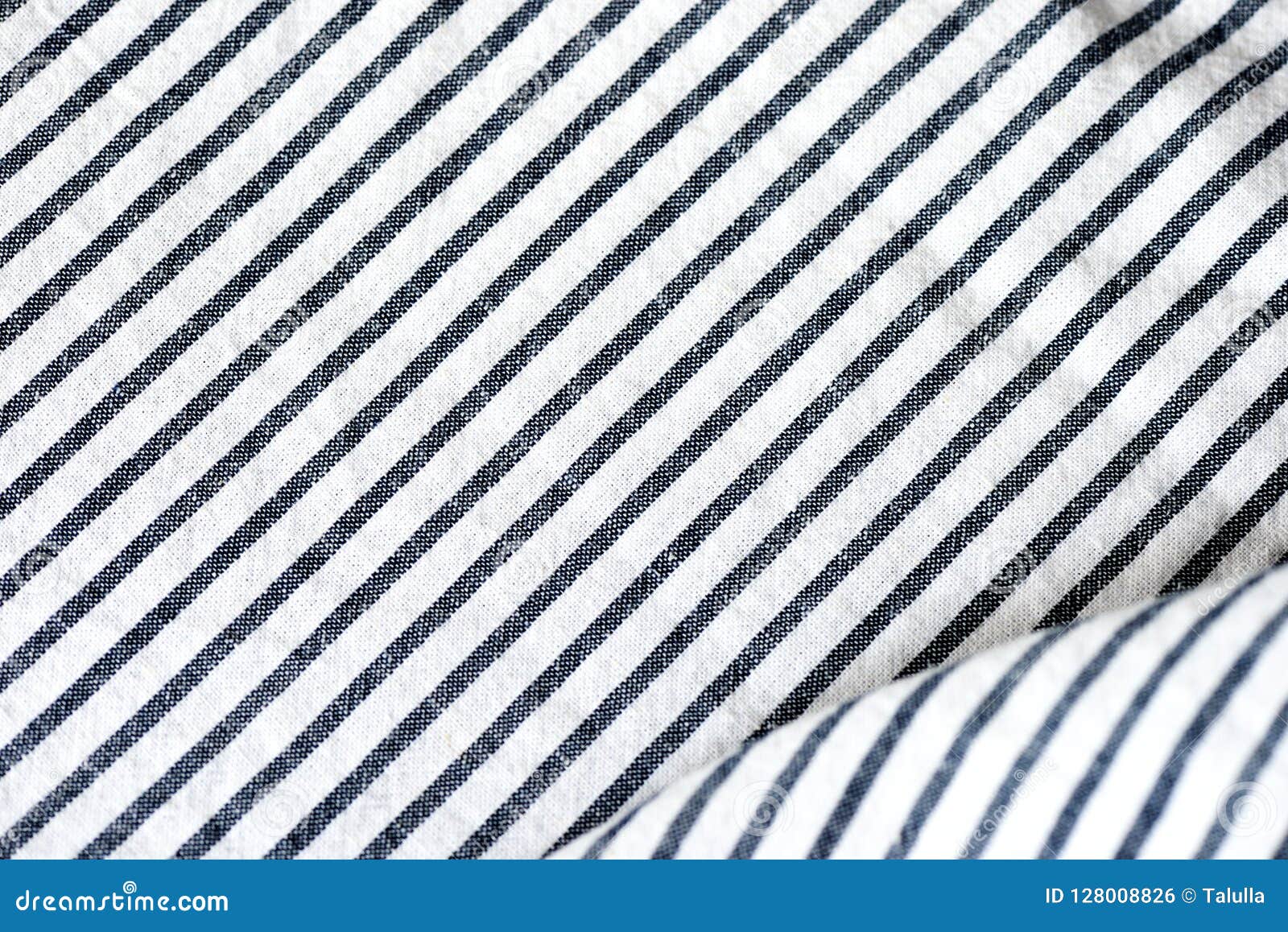 Fondo Rayado Azul Y Blanco De La Materia Textil Foto de archivo ...