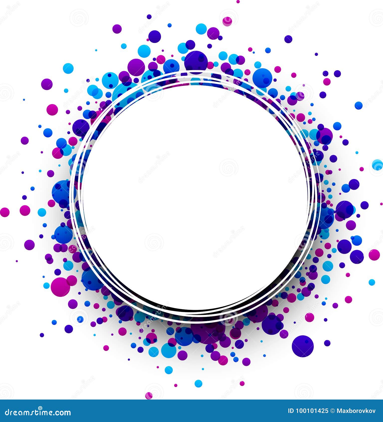 Fondo Redondo Con Descensos Ilustración del Vector - Ilustración de ...