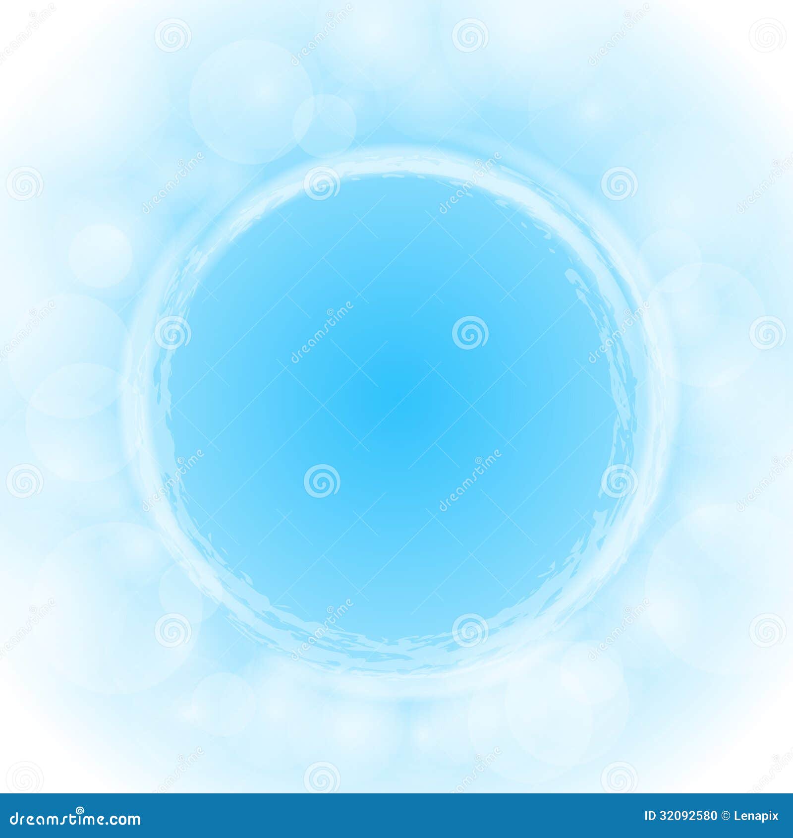 Fondo Redondo Del Cielo Azul Ilustración del Vector - Ilustración de ...