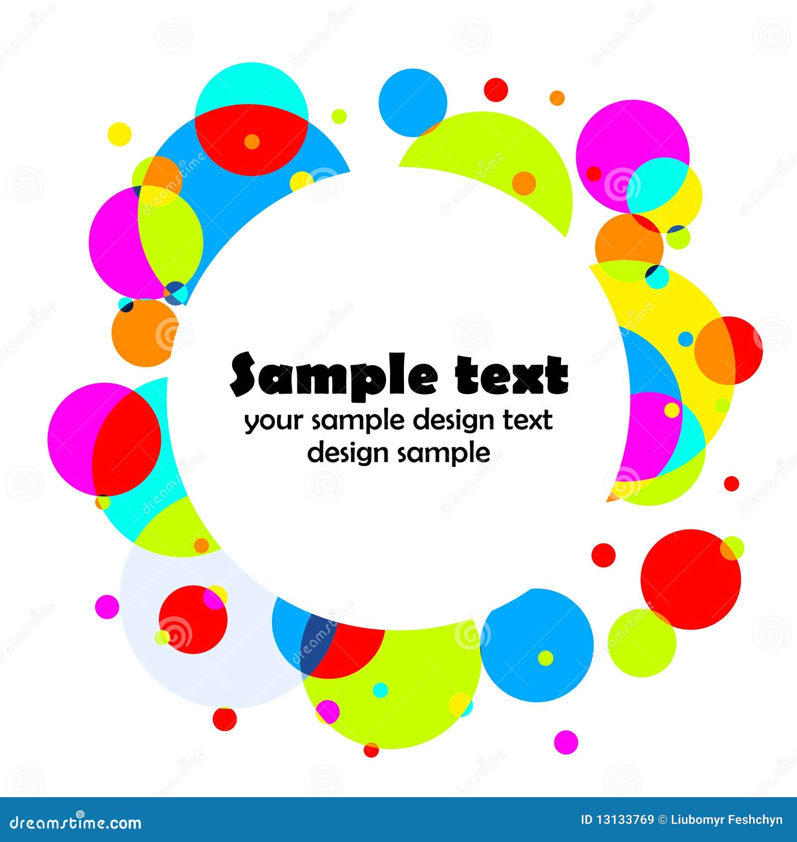 Fondo redondo del color ilustración del vector. Ilustración de imagen ...