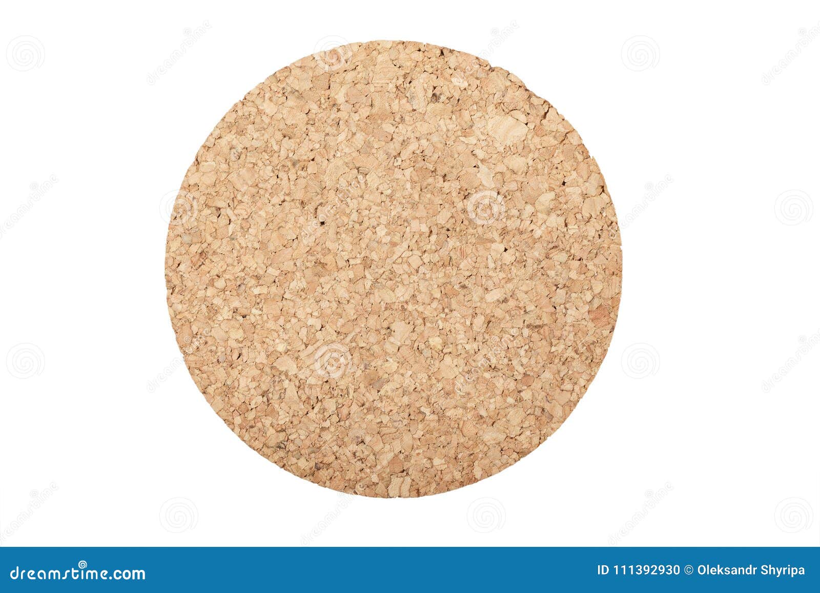 Fondo Redondo Del Corcho Aislado Foto de archivo - Imagen de bebida ...