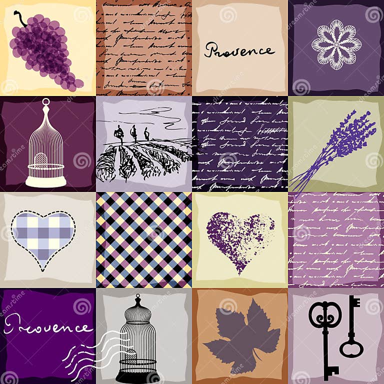 Fondo retro de la lavanda ilustración del vector. Ilustración de ...