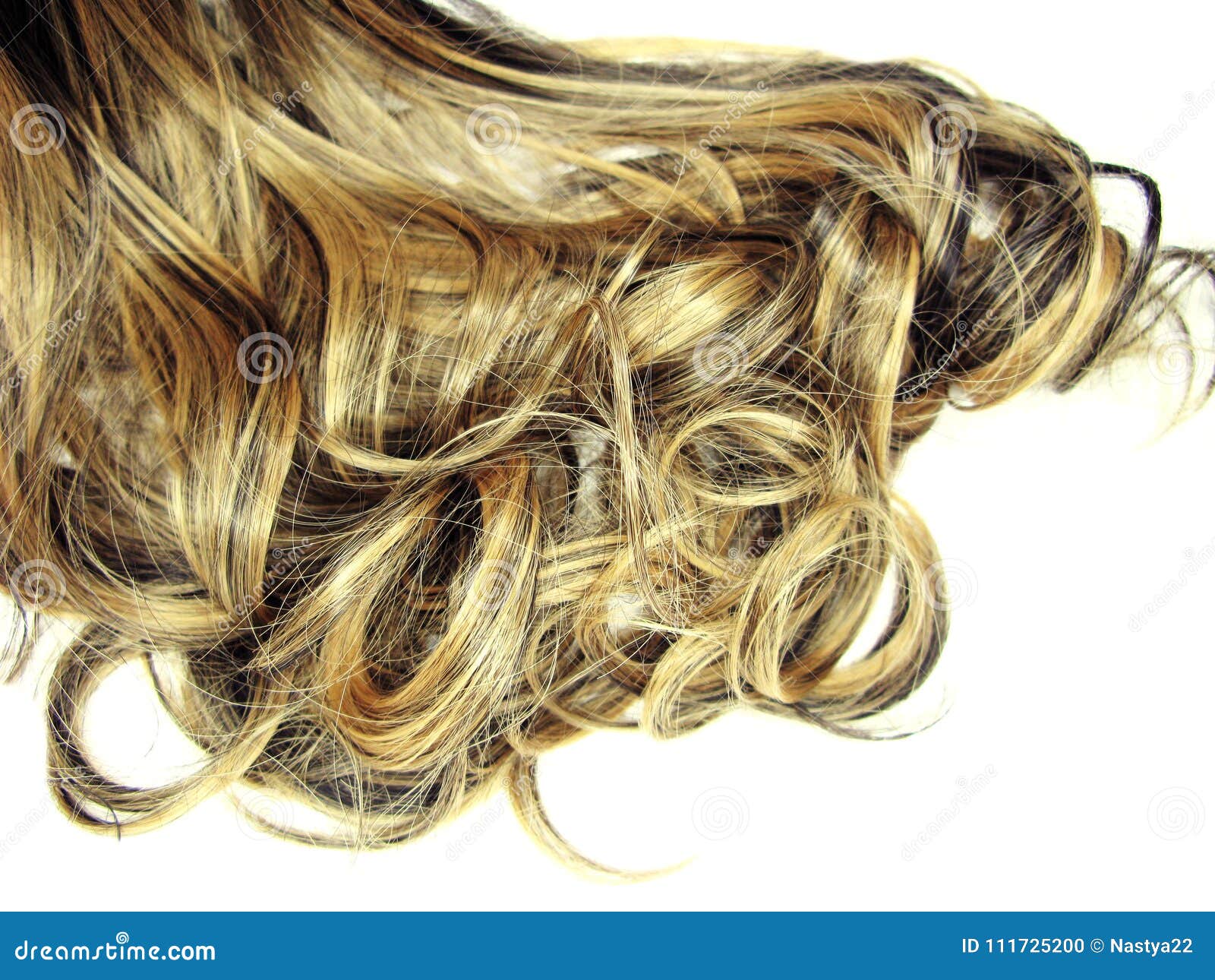 Fondo Rizado De La Moda Del Extracto De La Textura Del Pelo Foto de ...