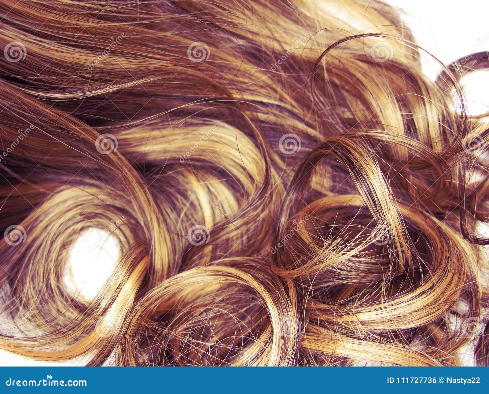 Fondo Rizado De La Moda Del Extracto De La Textura Del Pelo Foto de ...