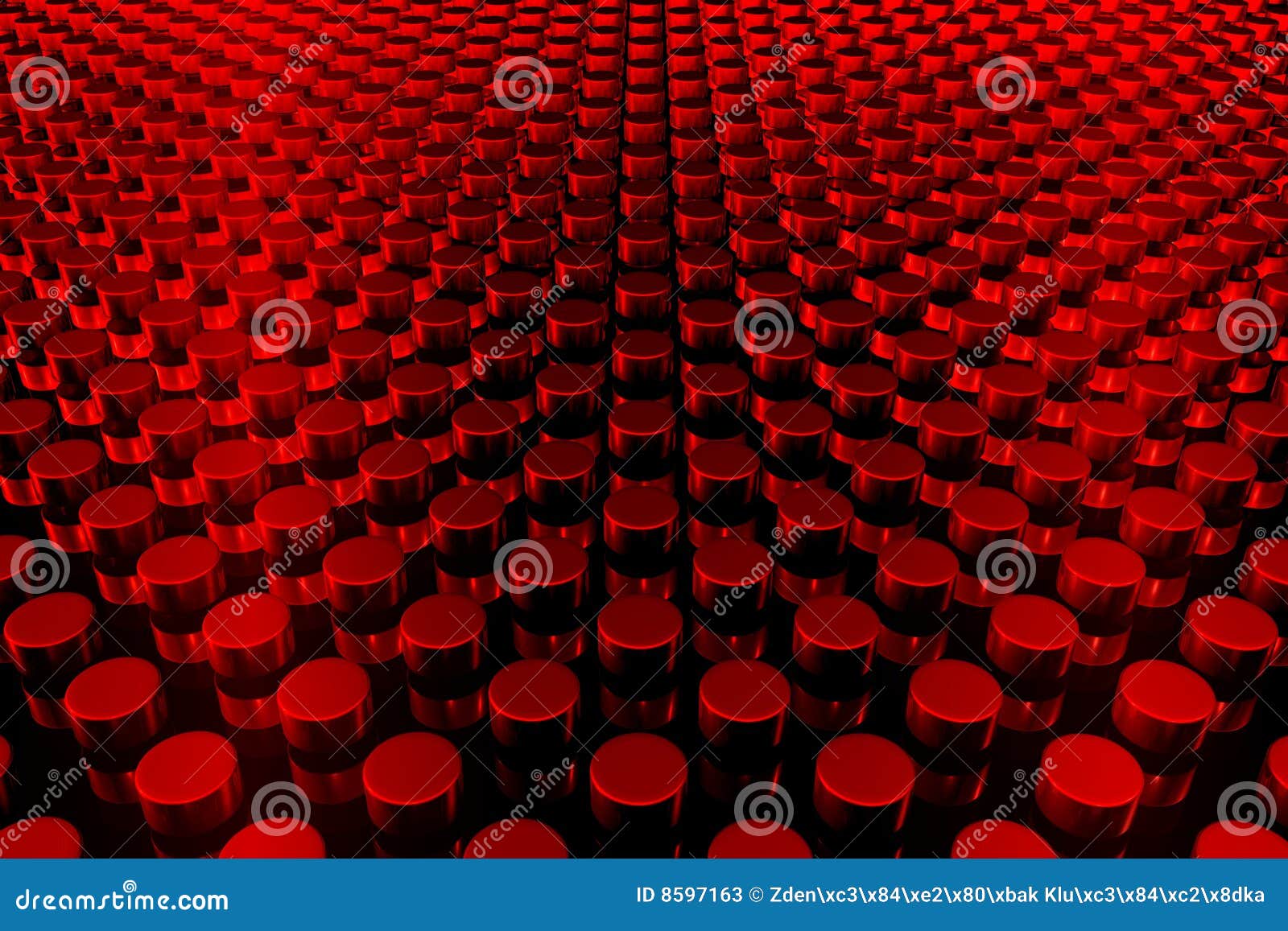Fondo rojo 3D stock de ilustración. Ilustración de universo - 8597163