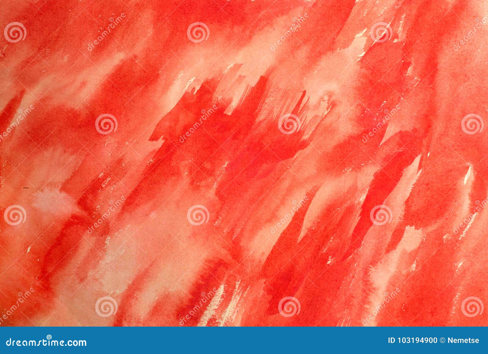 Fondo rojo de la acuarela stock de ilustración. Ilustración de lujo ...