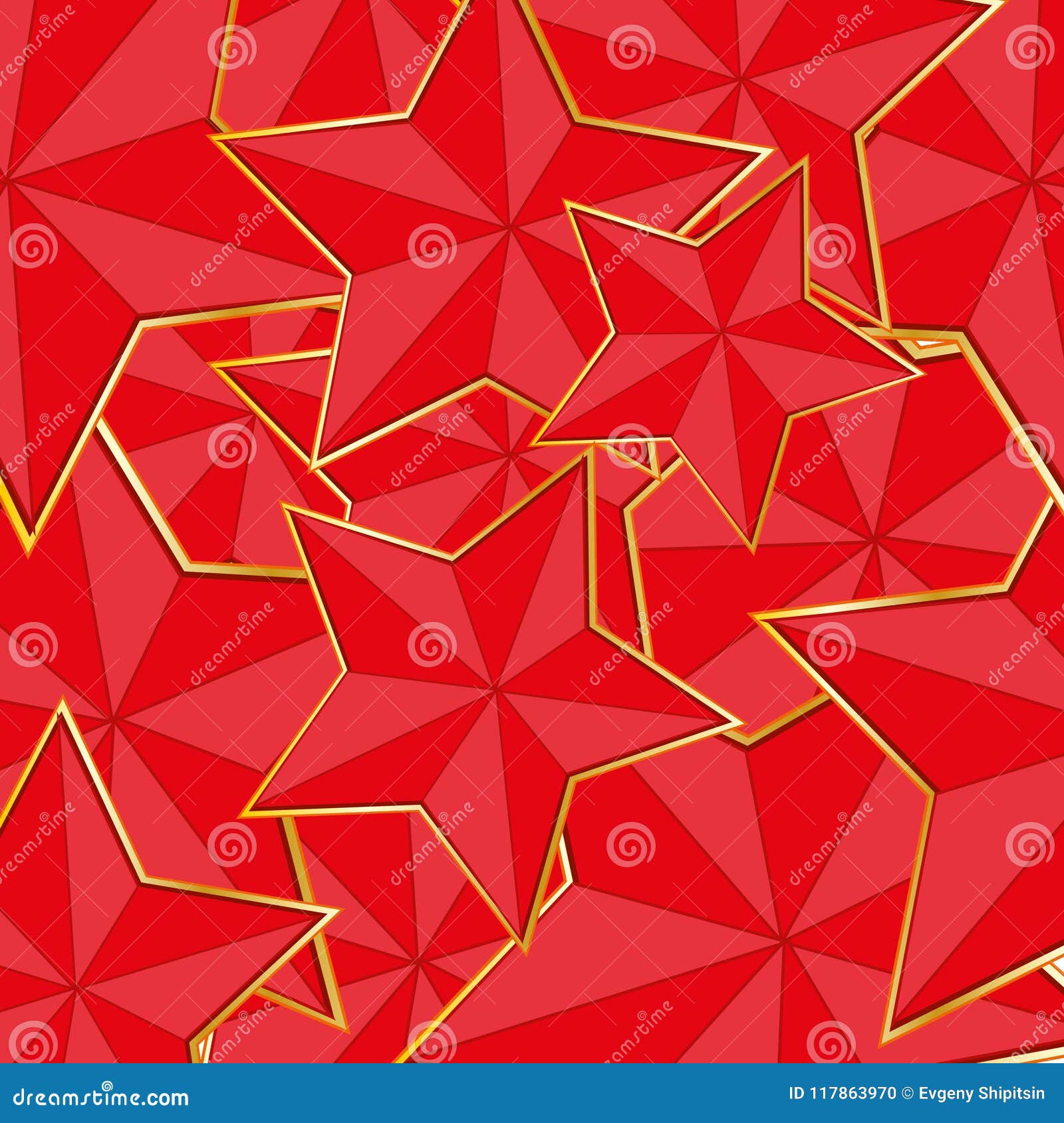 Fondo rojo de la estrella ilustración del vector. Ilustración de ...