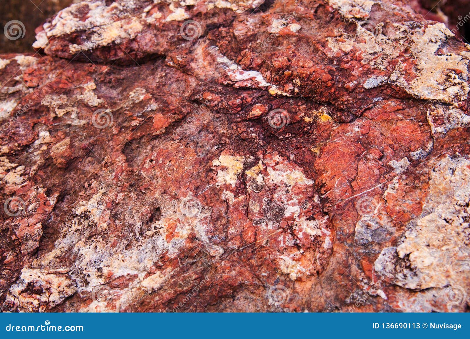 Fondo Rojo De La Textura De La Roca Sedimentaria Imagen de archivo ...