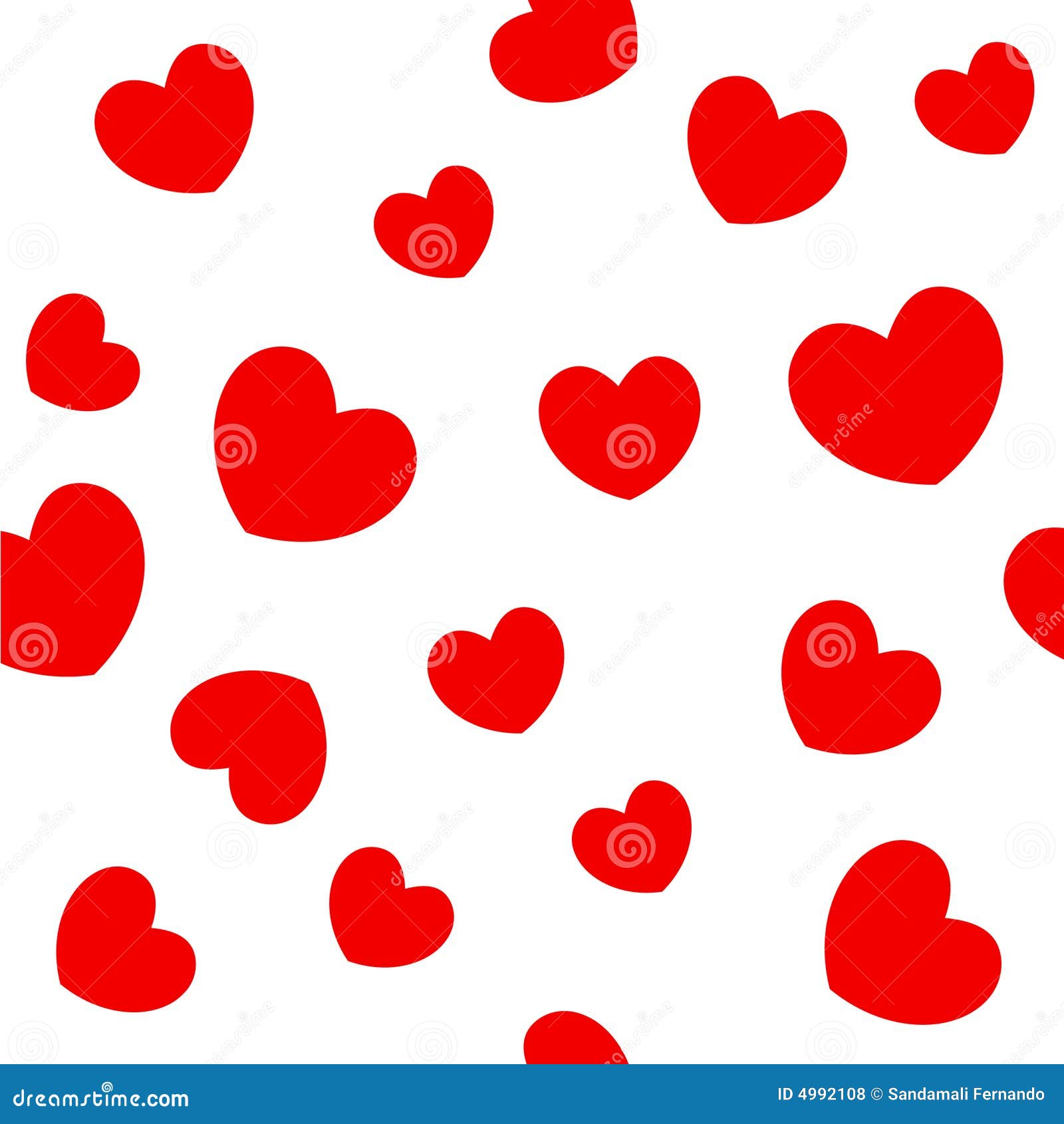 Fondo Rojo De Los Corazones Ilustración del Vector - Ilustración de ...