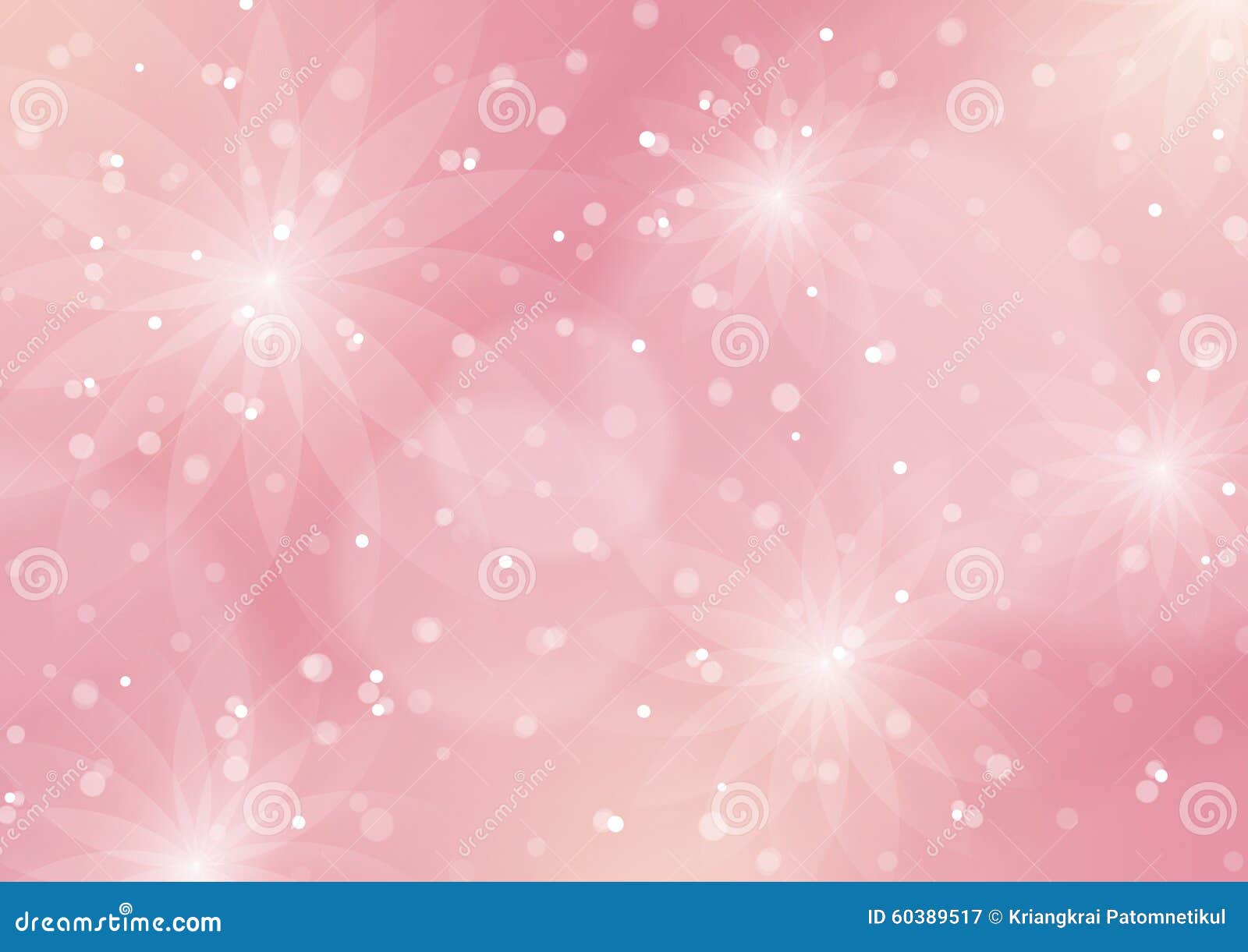 Fondo Rosa Claro Floral Abstracto Ilustración del Vector - Ilustración ...