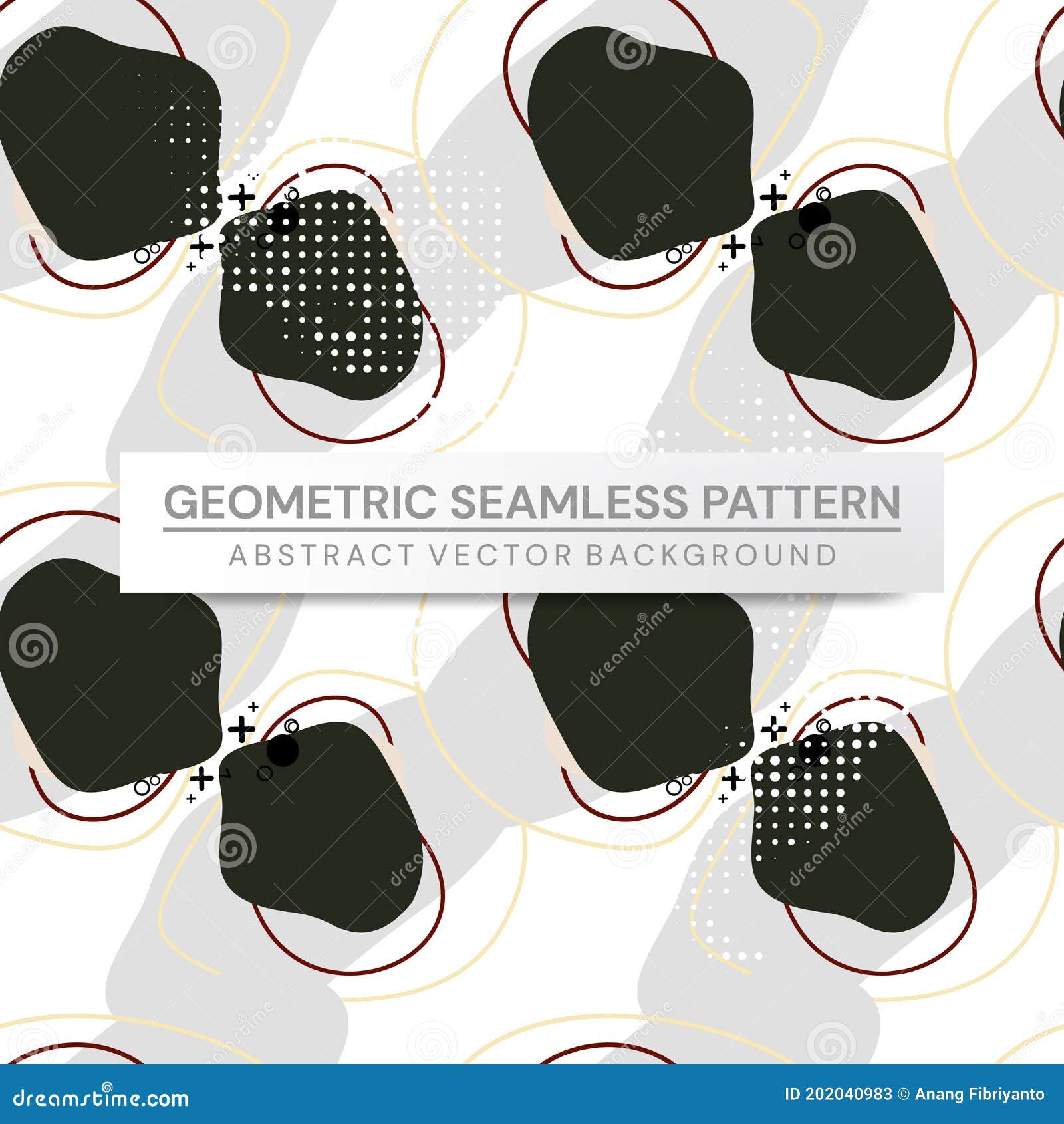 Fondo Seamless Abstracto Del Modelo Ilustración del Vector ...