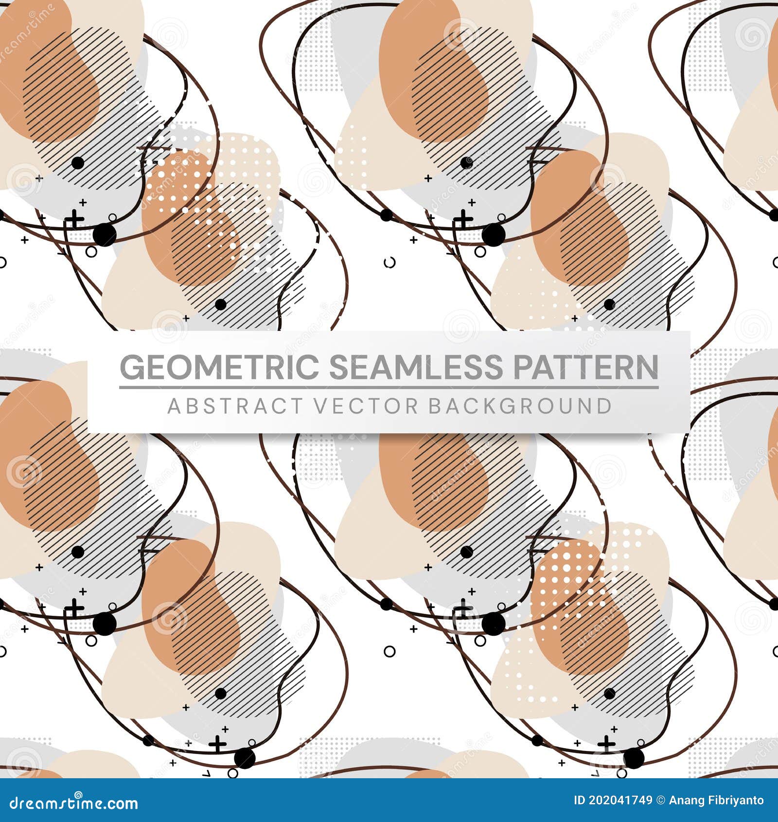 Fondo Seamless Abstracto Del Modelo Ilustración del Vector ...