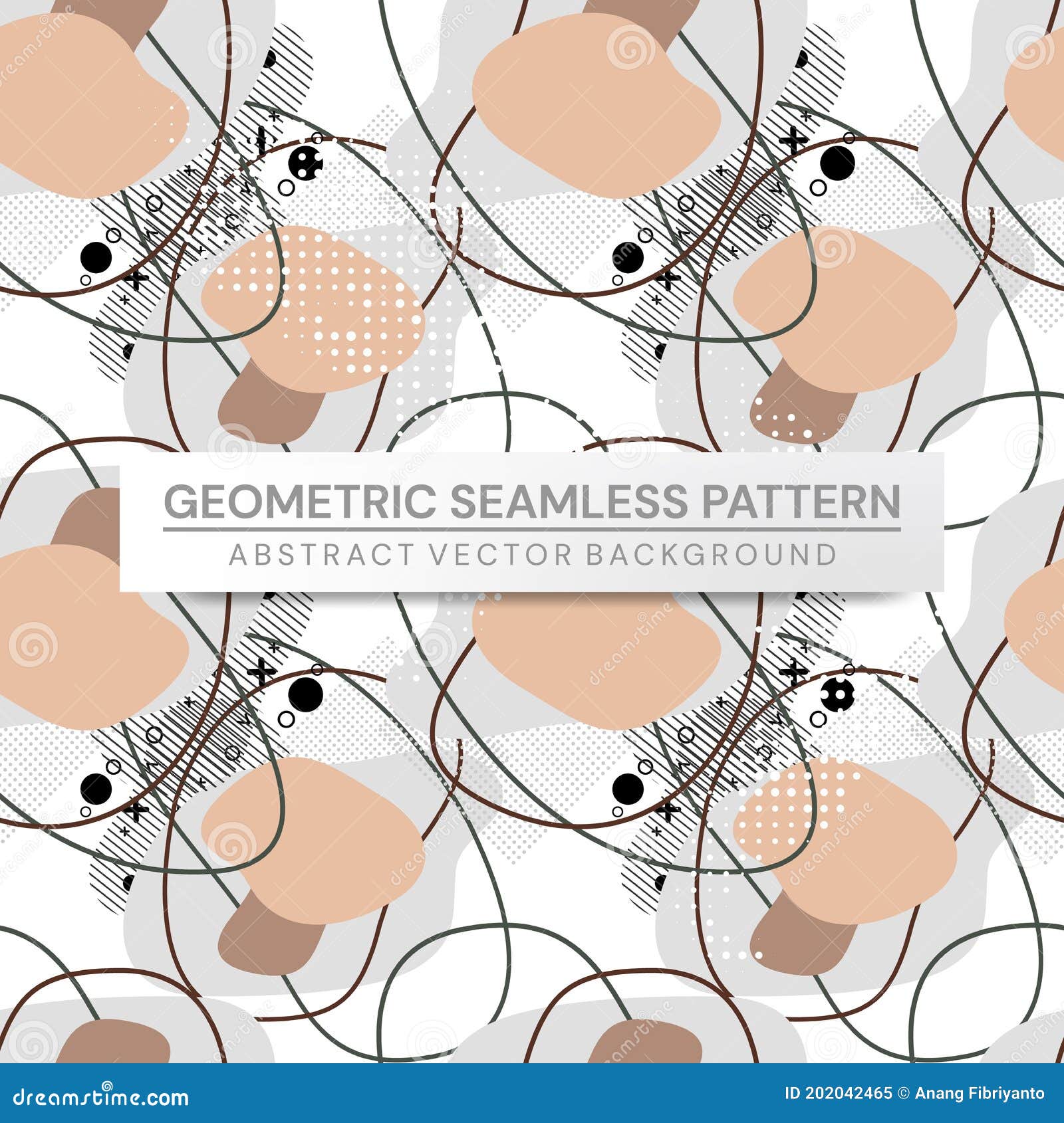 Fondo Seamless Abstracto Del Modelo Ilustración del Vector ...