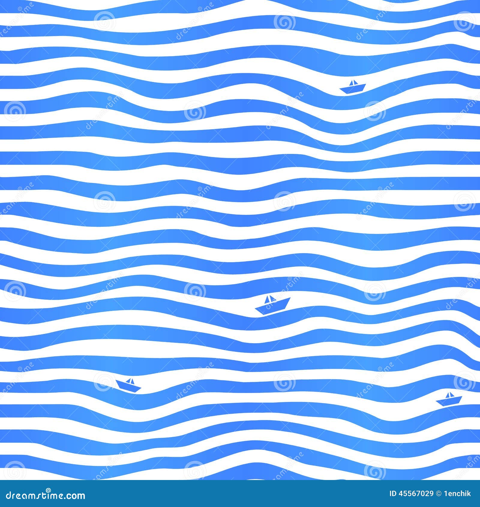 Fondo Simple Ondulado De Las Rayas Azules Con Poco Ilustración del ...