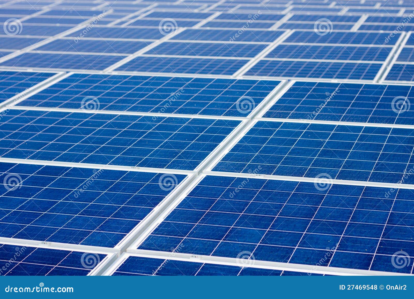 Fondo Sin Fin De Los Paneles Solares De La Energía Renovable Foto de ...