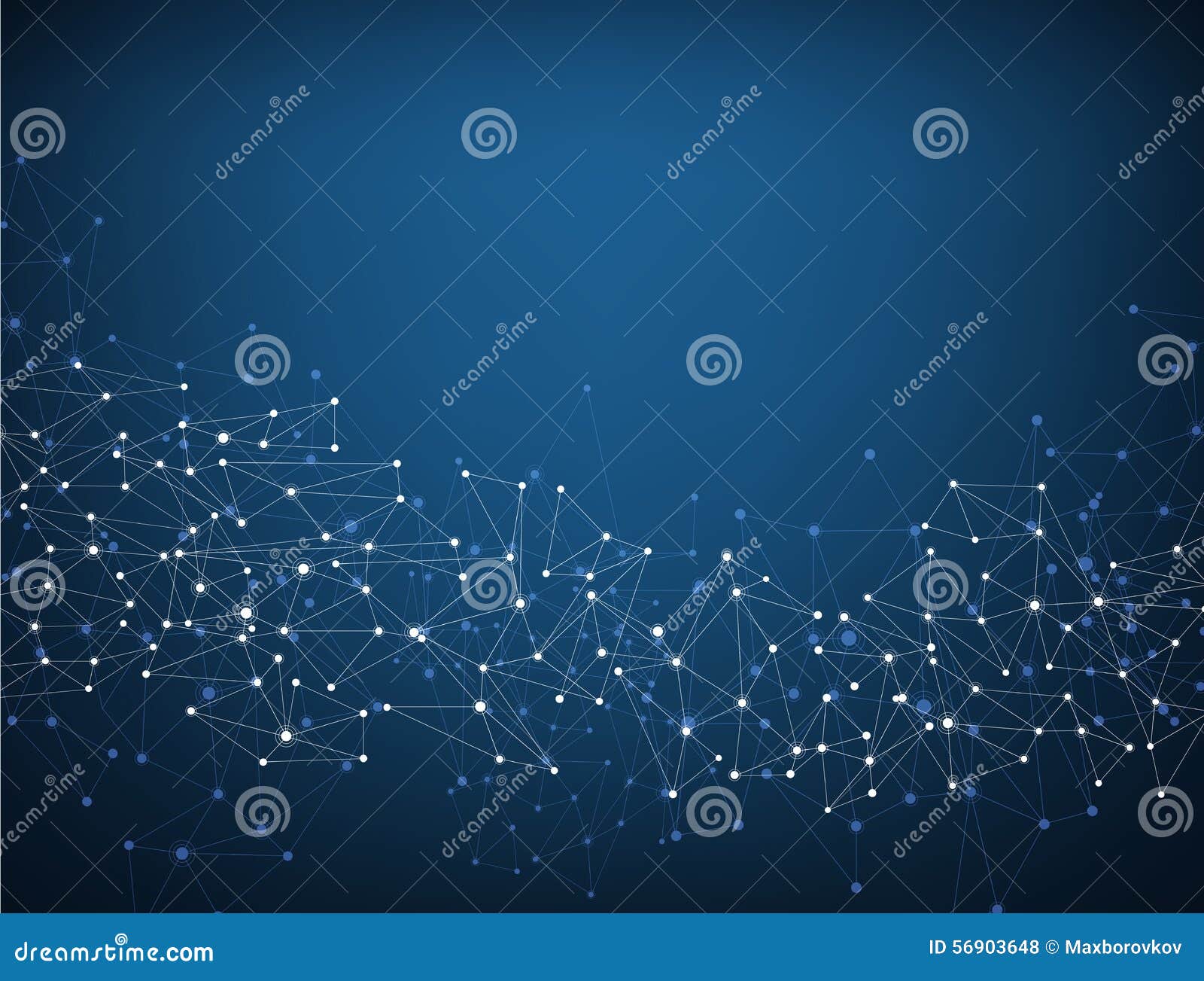 Fondo Social Azul De La Red Ilustración del Vector - Ilustración de ...