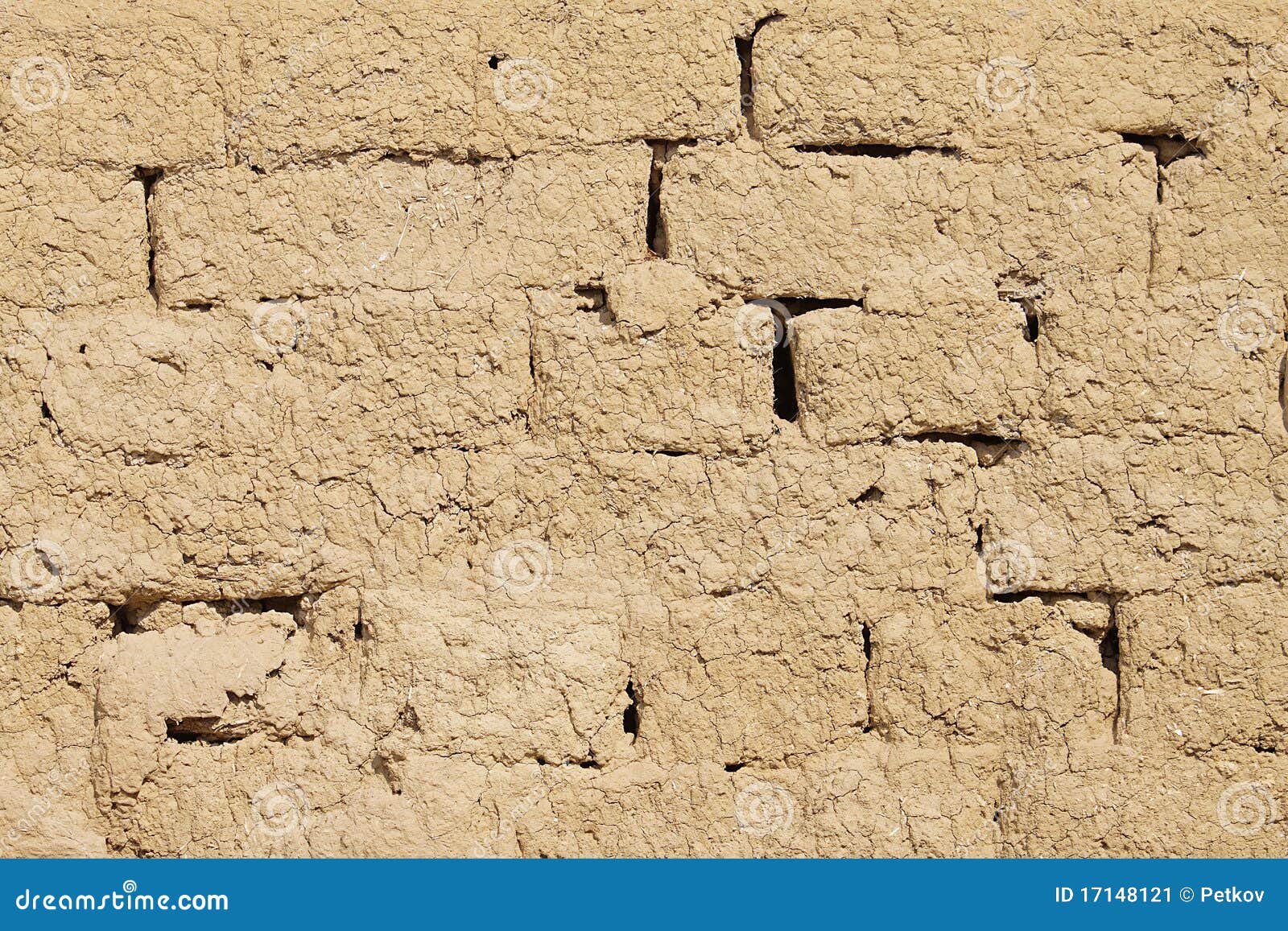 Textura De Pared De Adobe Con Nudos Arquitectura En Tierra: Hacia La