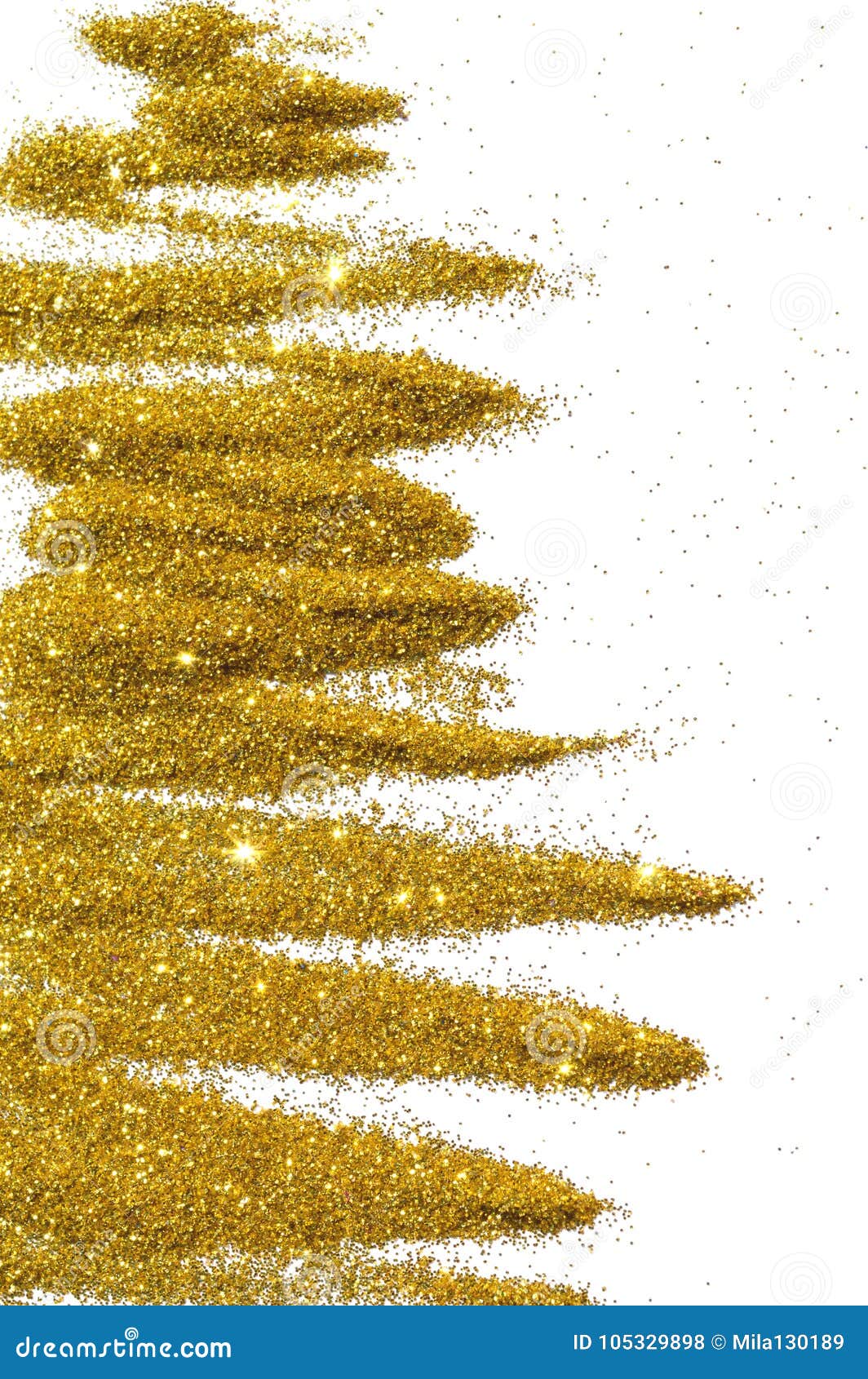 Fondo Texturizado Con La Chispa De Oro Del Brillo En Blanco Foto de ...