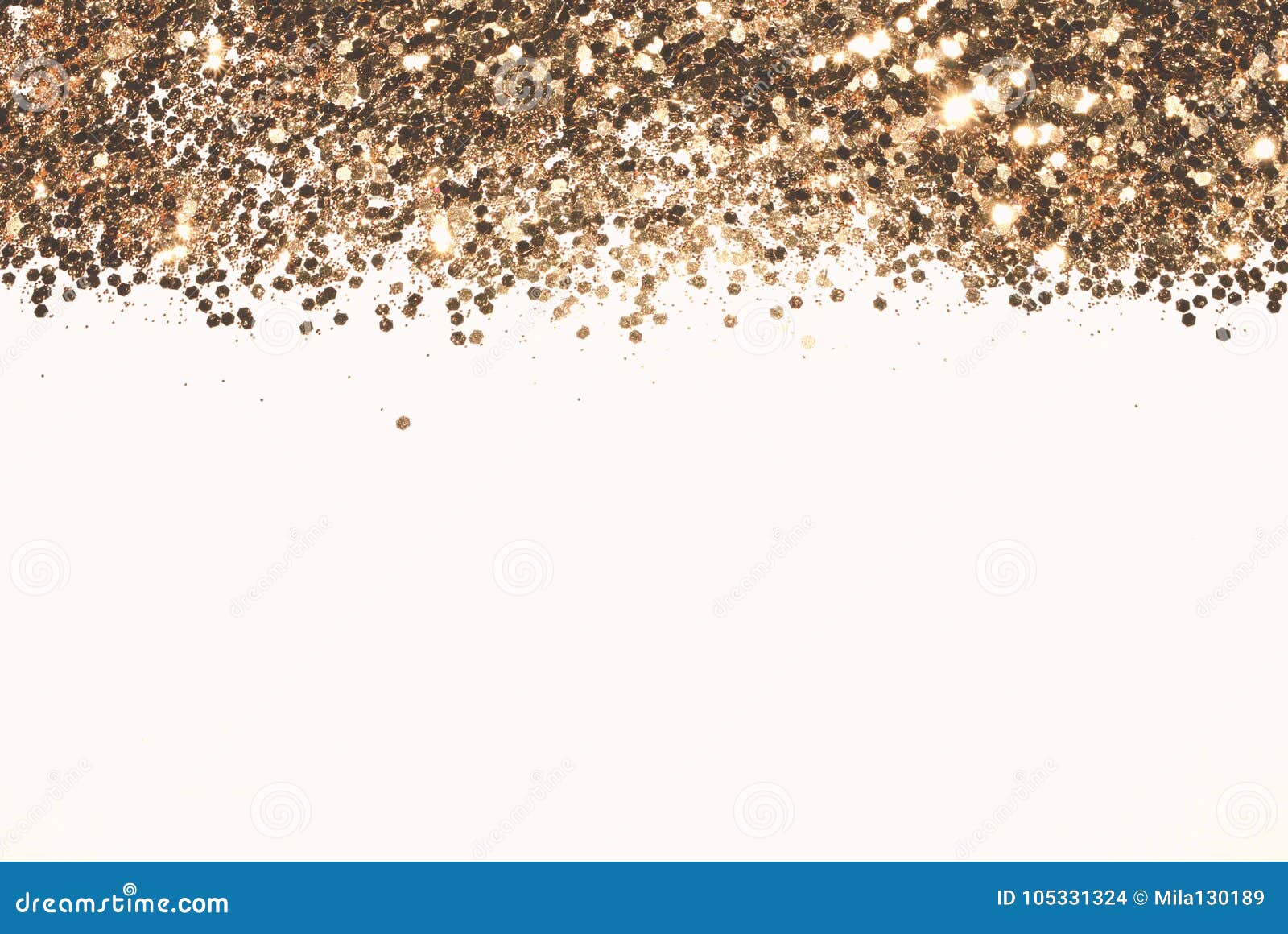 Fondo Texturizado Con La Chispa De Oro Del Brillo En Blanco Foto de ...