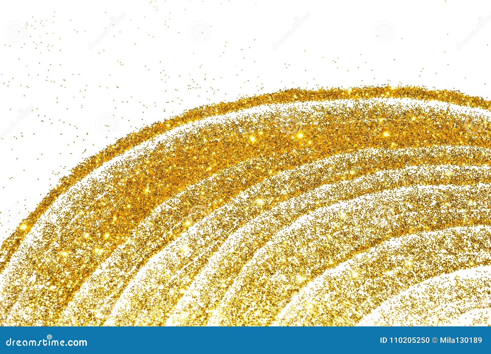 Fondo Texturizado Con La Chispa De Oro Del Brillo En Blanco Foto de ...