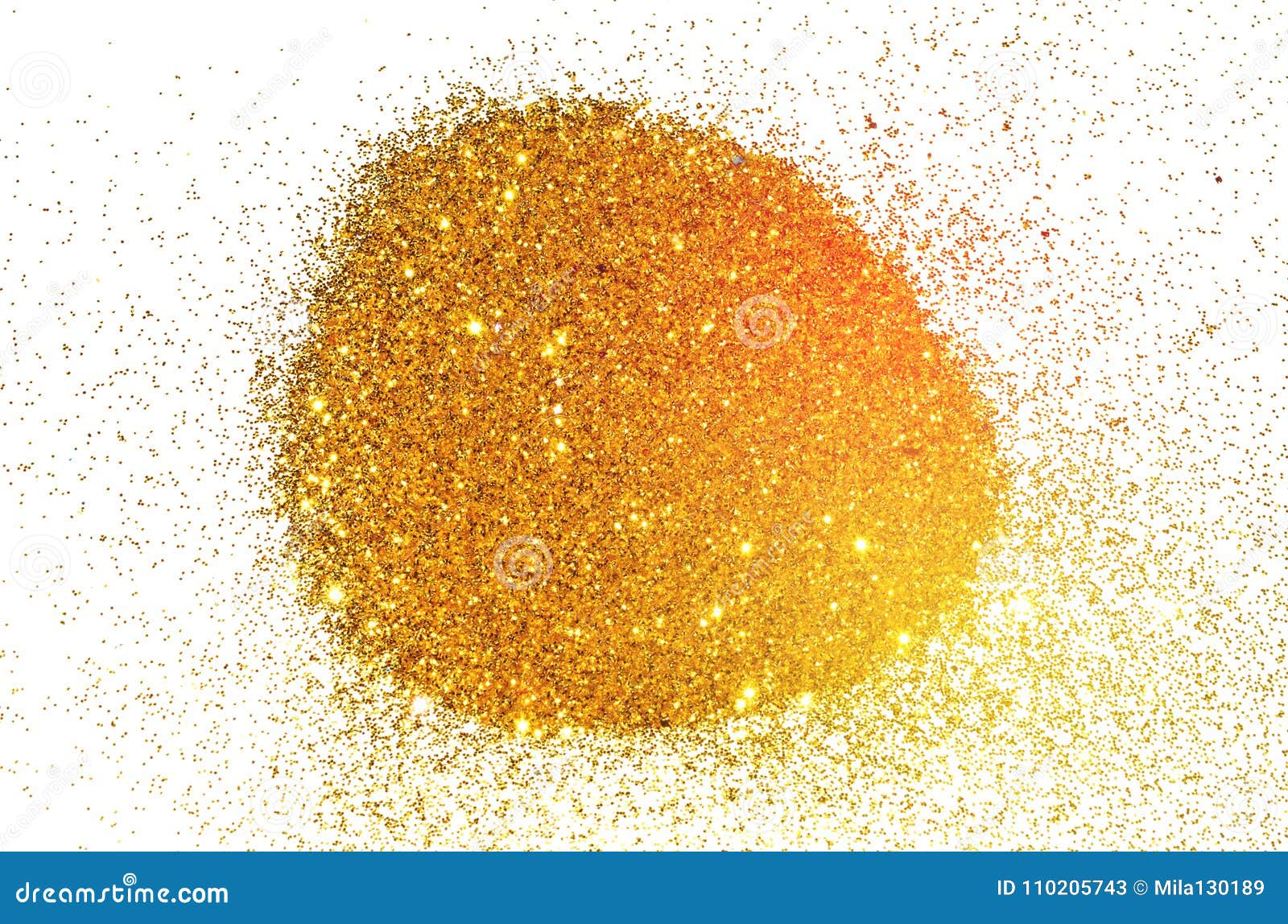 Fondo Texturizado Con La Chispa De Oro Del Brillo En Blanco Imagen de ...