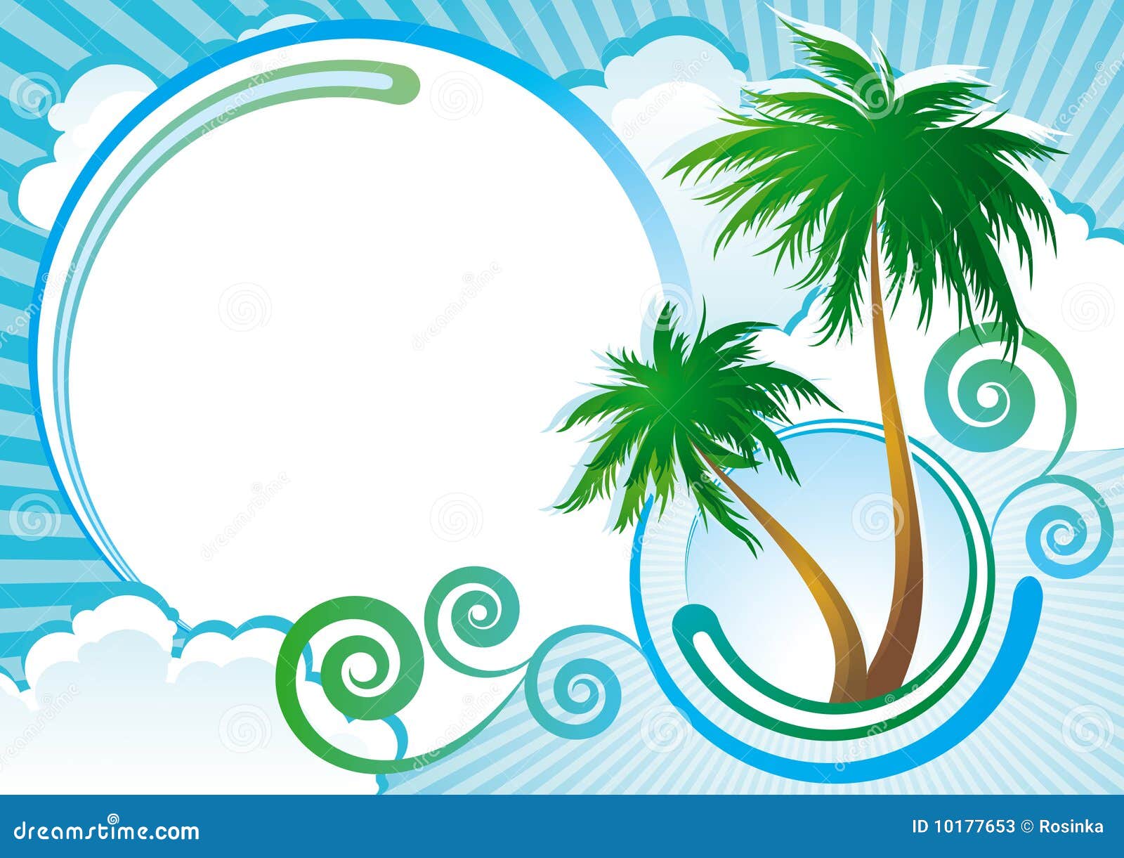 Fondo tropical del vector ilustración del vector. Ilustración de ...