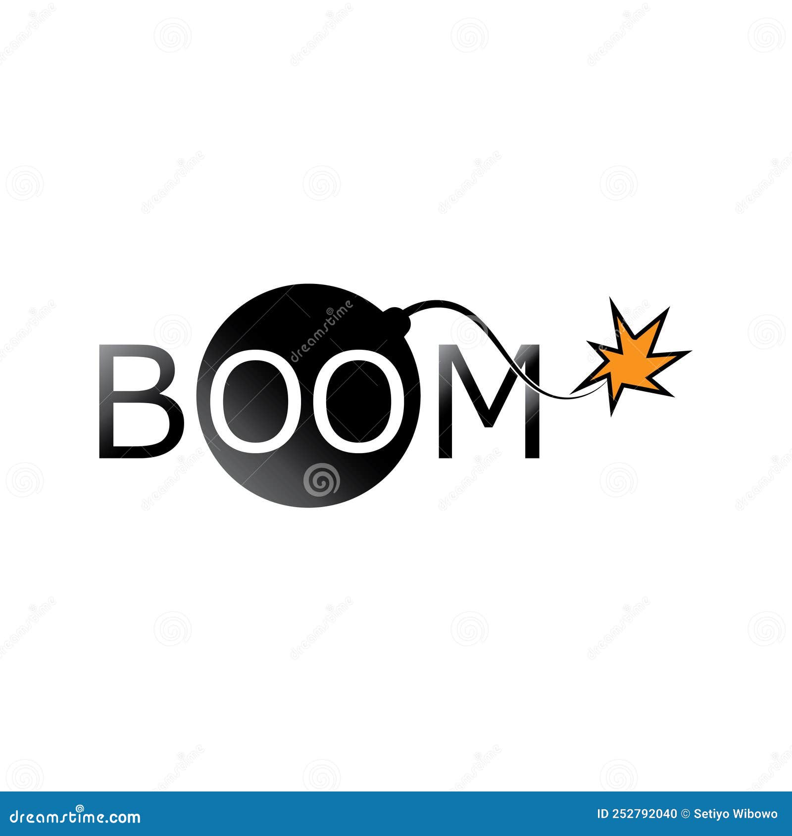 Fondo Vectorial De Icono De Boom Ilustración del Vector - Ilustración ...