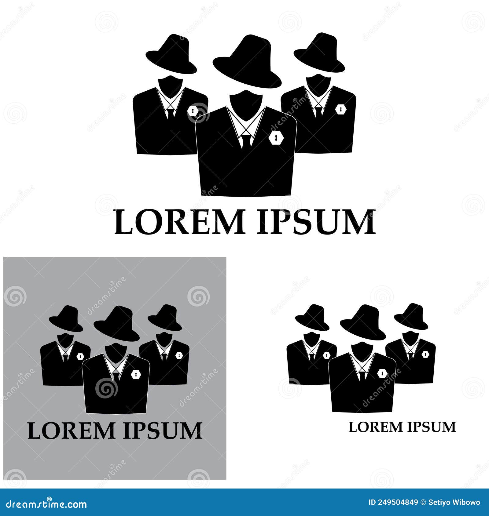 Fondo Vectorial Del Logotipo Del Icono De Hacker Stock de ilustración ...