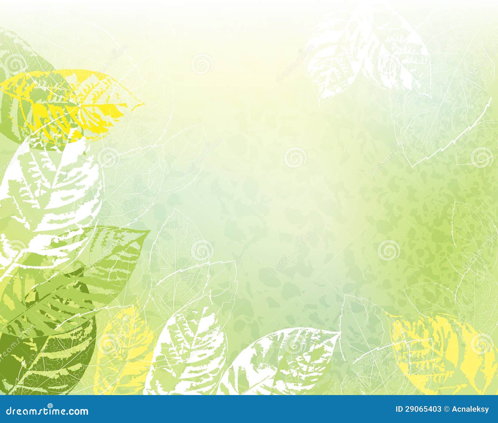 Fondo verde della molla illustrazione vettoriale. Illustrazione di ...