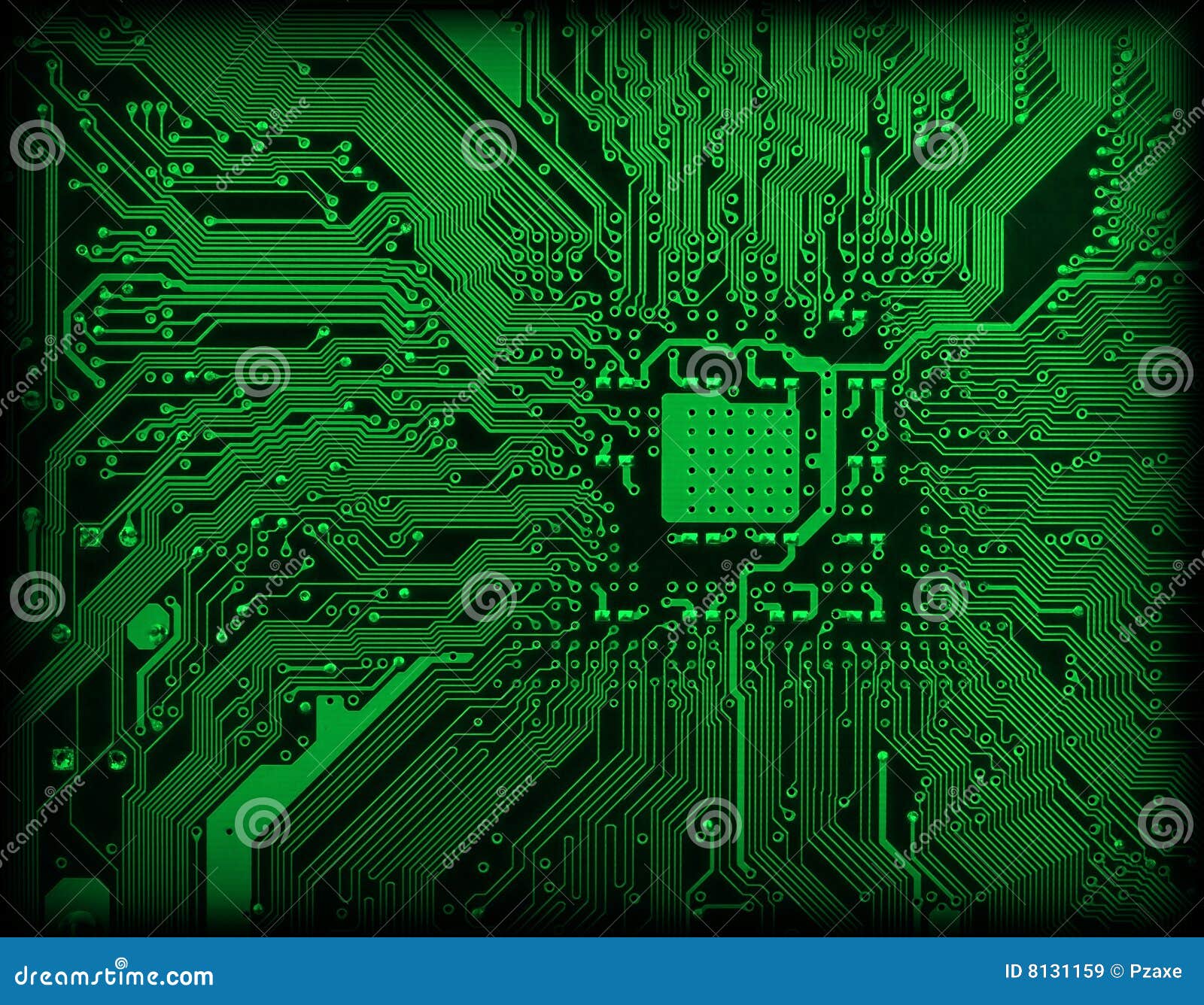 Fondo Verde Electrónico Industrial Imagen de archivo - Imagen de equipo, hardware: 8131159
