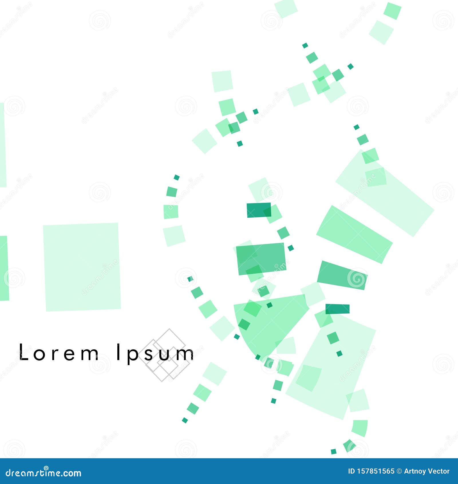 Fondos De Caja Vectorial Con Colores Verde Pastel Ilustración del ...