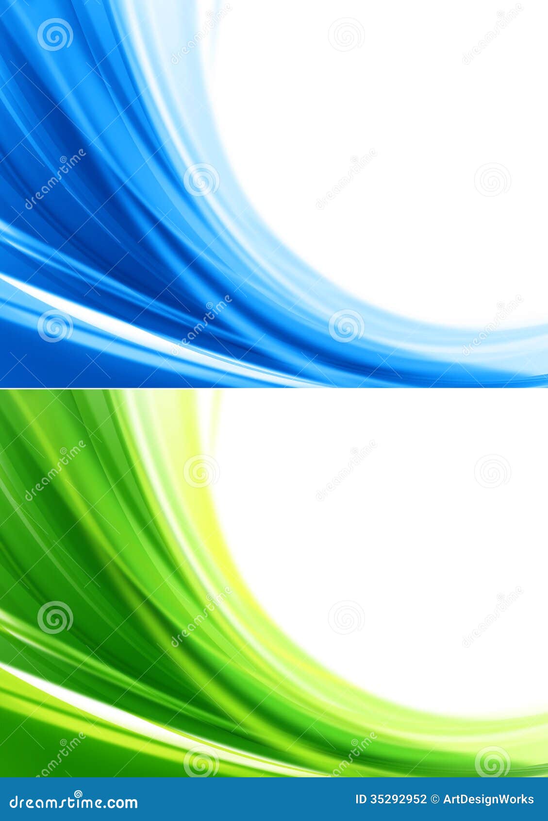 Fondos Azules Y Verdes Vectores De Verde Y Azul, Imágenes Vectoriales