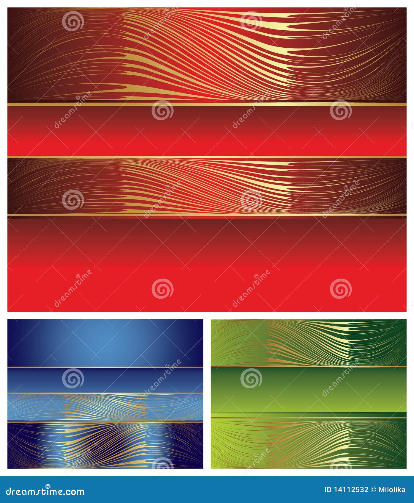 Fondos Multicolores Elegantes Fijados Ilustración del Vector ...