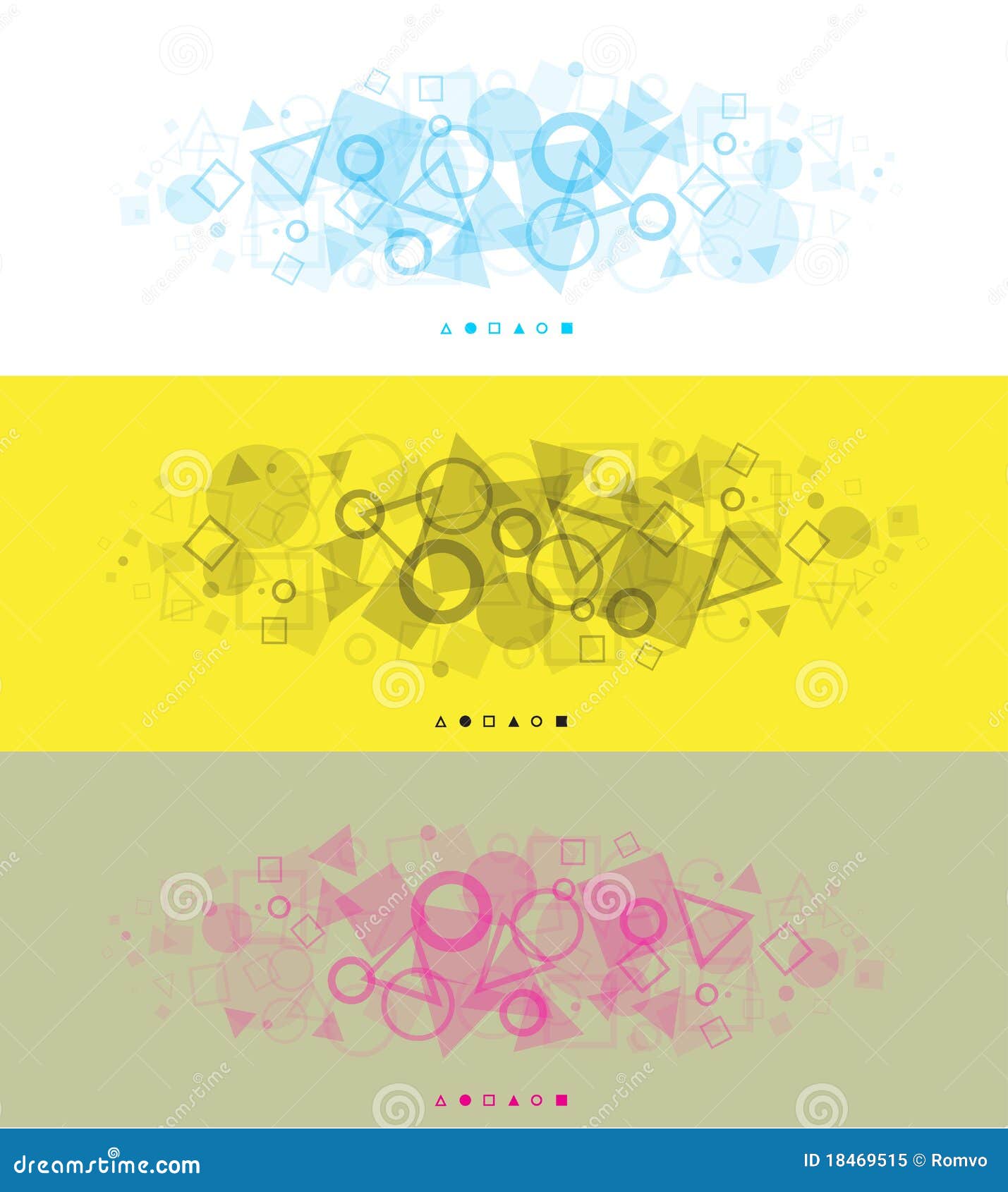 Fondos Panorámicos Simples Modernos Ilustración del Vector ...