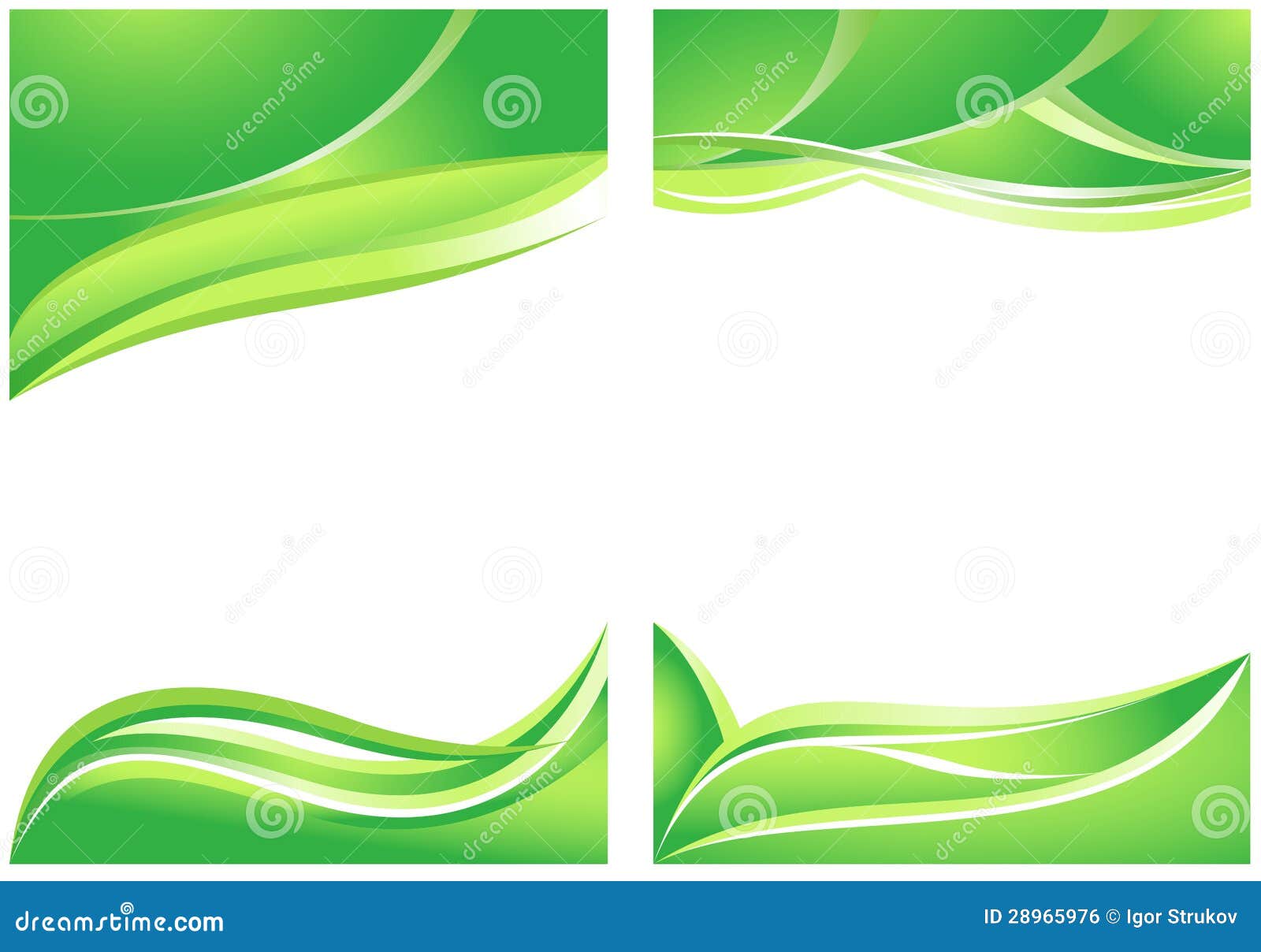 Fondos verdes abstractos