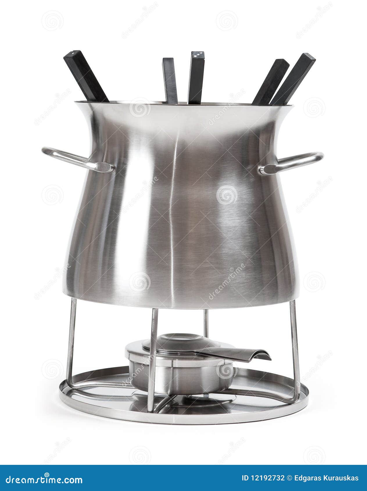 Fondue set stock photo. Image of france, iron, switzerland - 12192732