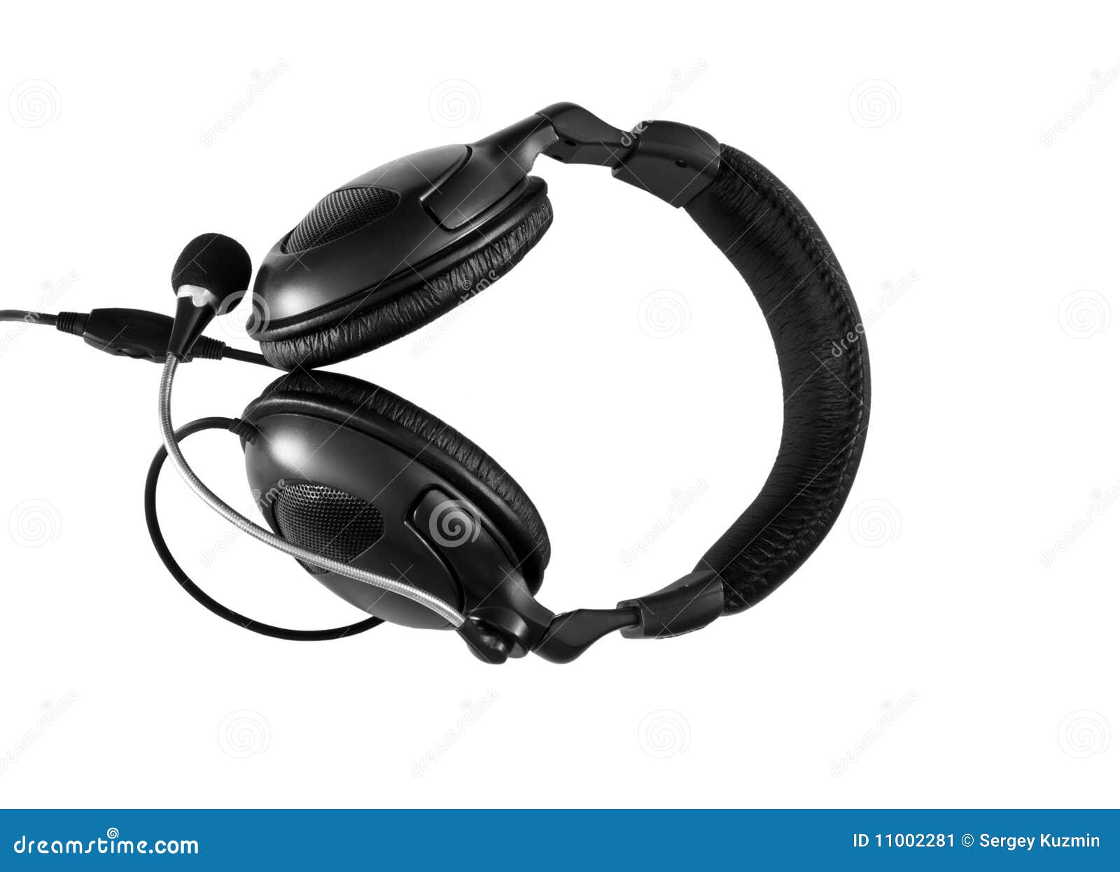 Fones De Ouvido Com Microfone Imagem de Stock - Imagem de microfone ...