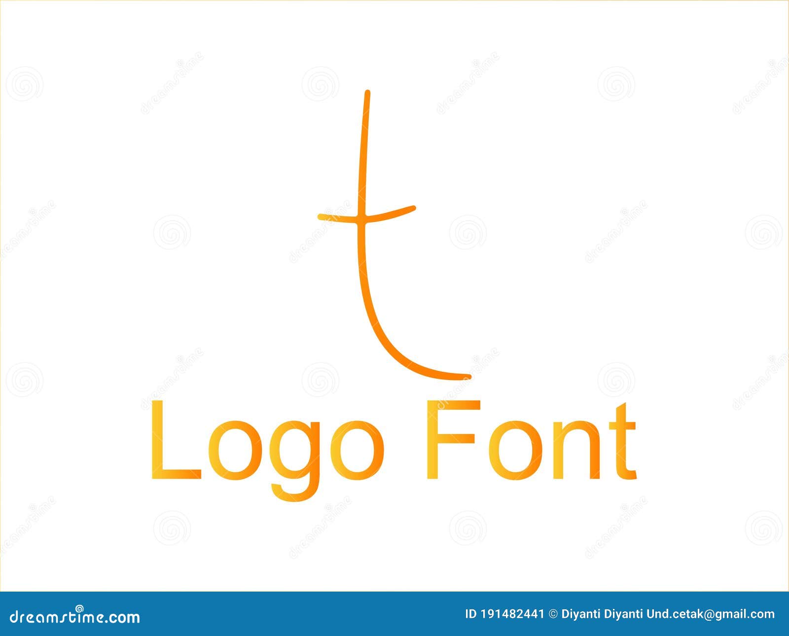 Logo Font stock vector. Illustration of graphic, letters - 191482441
