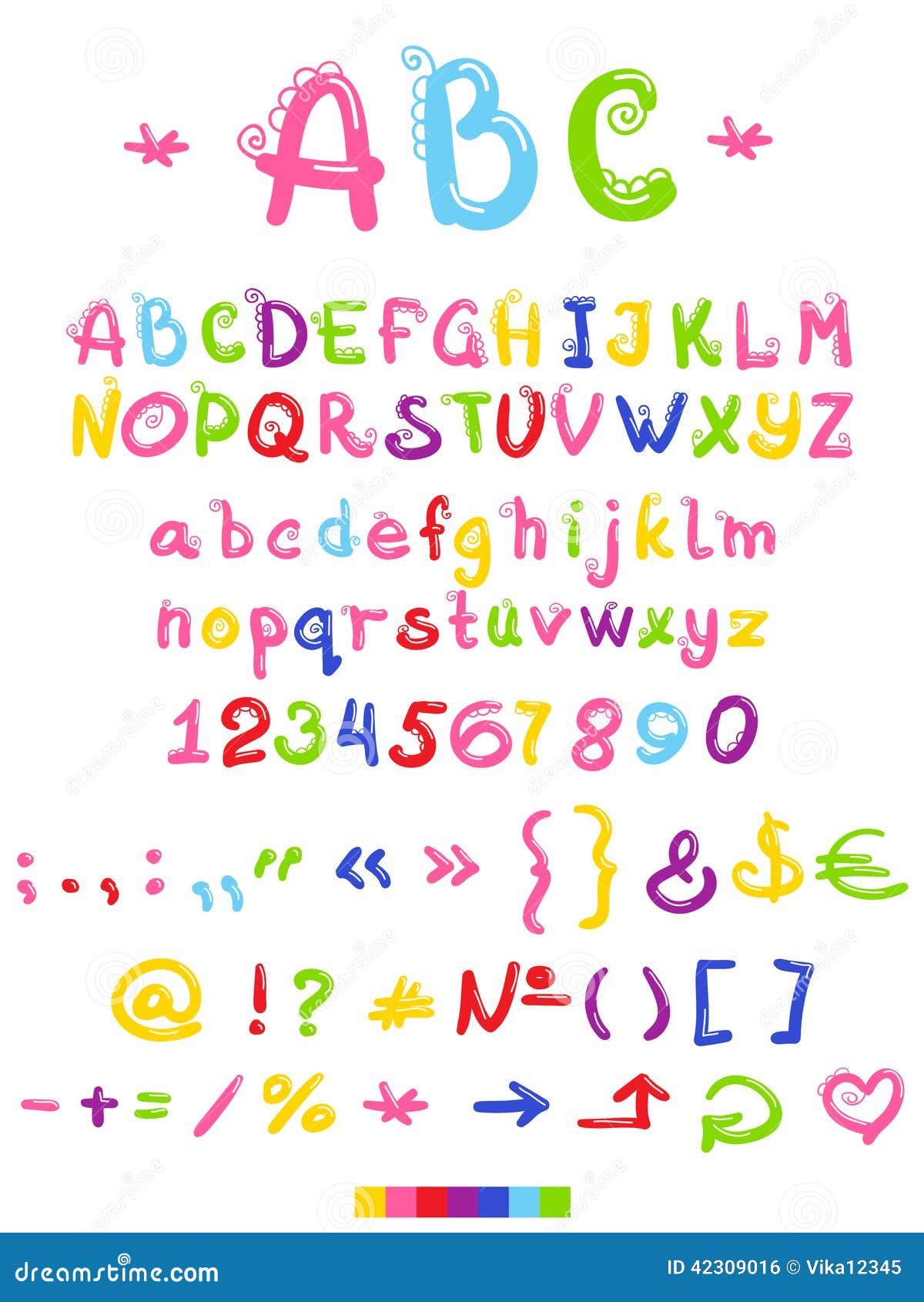 Font ilustração do vetor. Ilustração de letras, projeto - 42309016