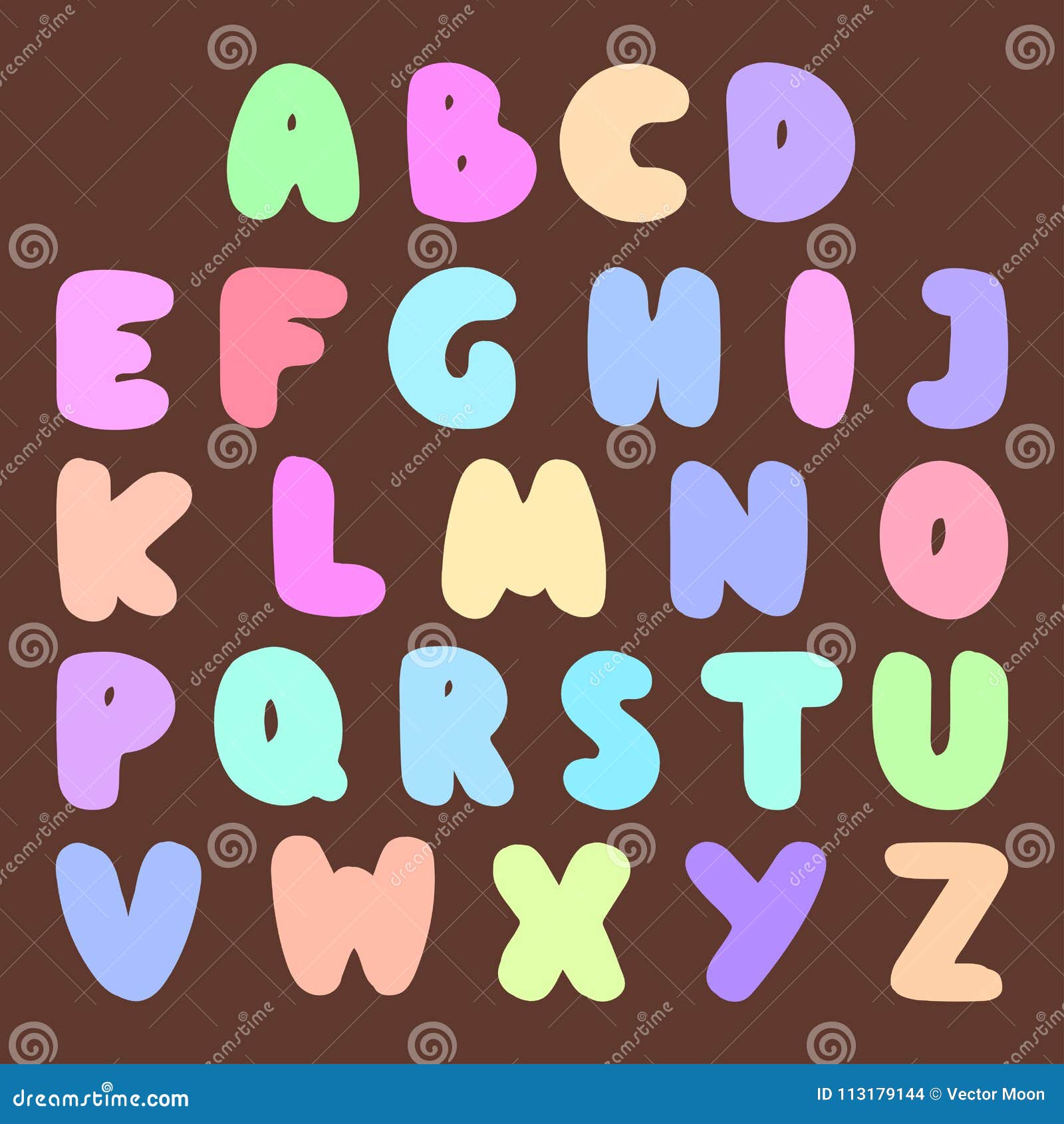 Font Abc Type Vector Design Stylized Letter Symbol Creative Typeface ...