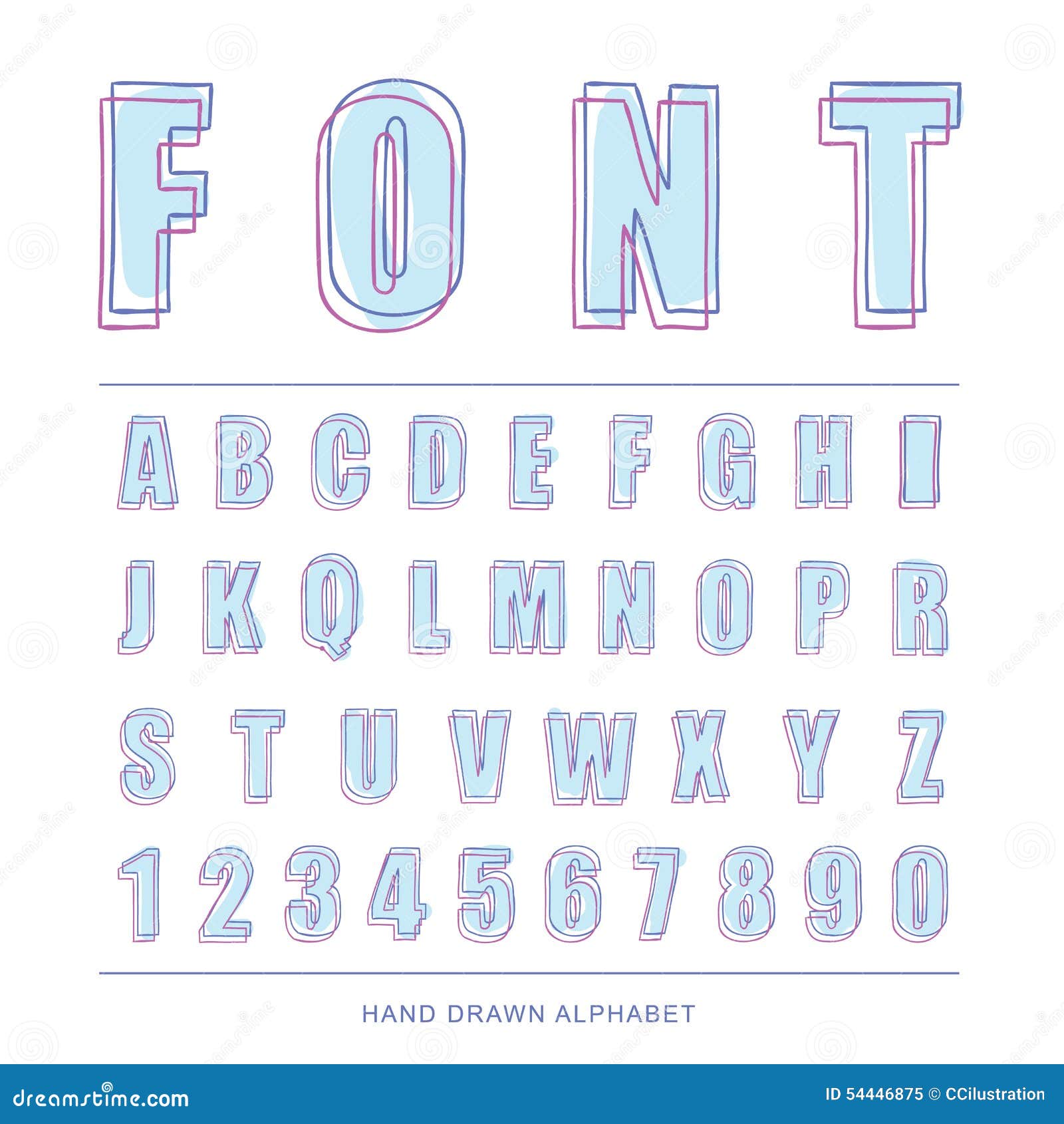 Font Alphabet, Vector Illustration Stock Vector - Illustration of sign ...