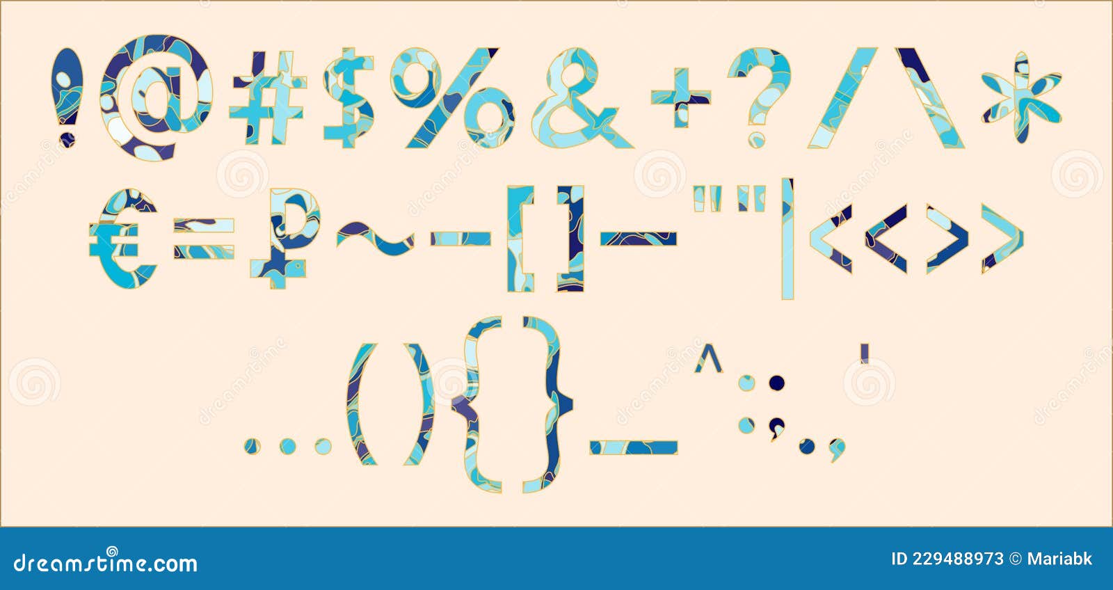 Currency Symbols, Mathematical Symbols Percent, Plus, Minus, Equal Sign ...