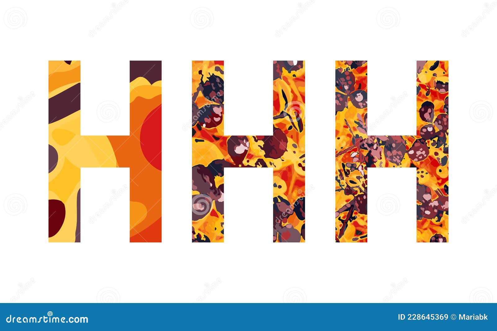 Font for Your Design. Abc Letters. Letter H. Modern Vector Design ...