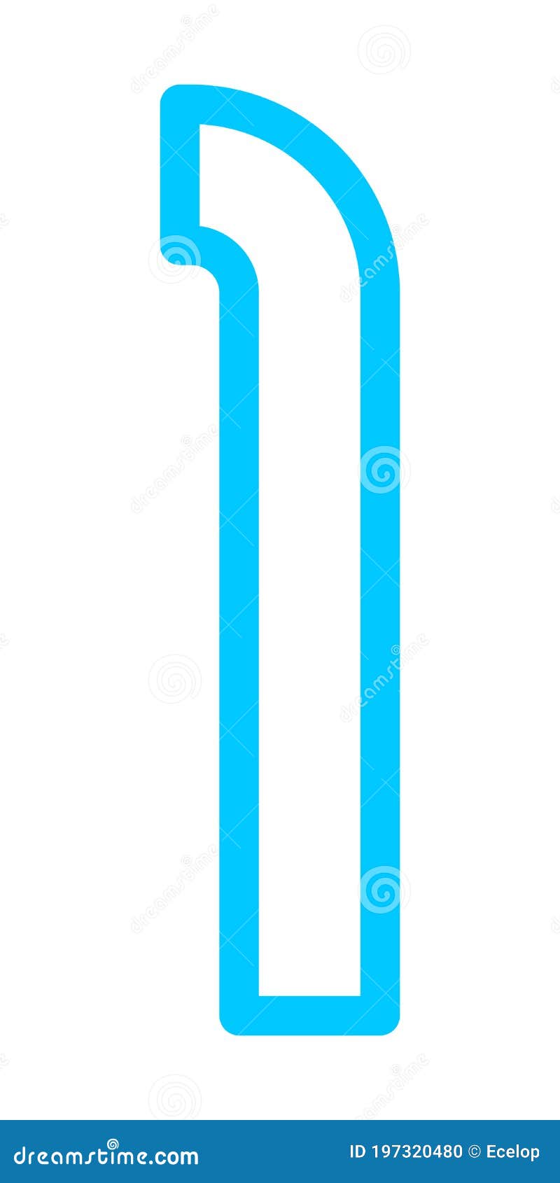 Font Bright, Alphabet from Colored Outline Stock Vector - Illustration ...